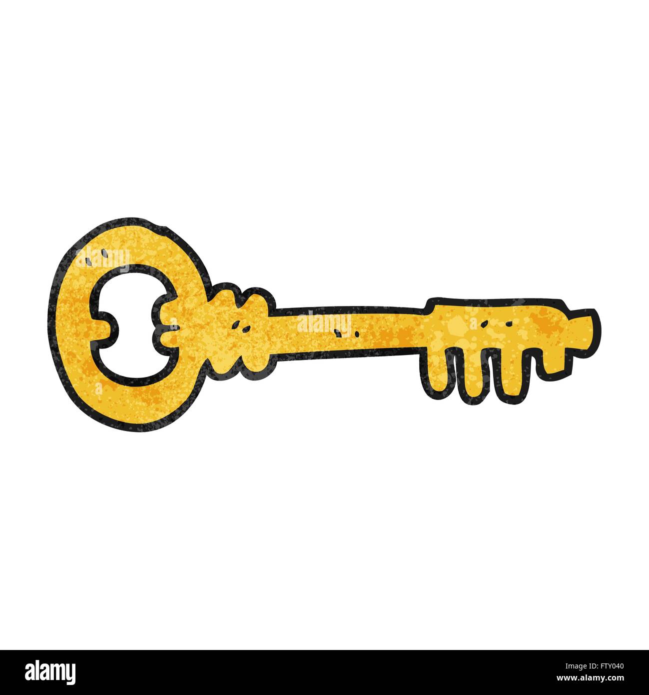 freehand textured cartoon key Stock Vector Image & Art - Alamy
