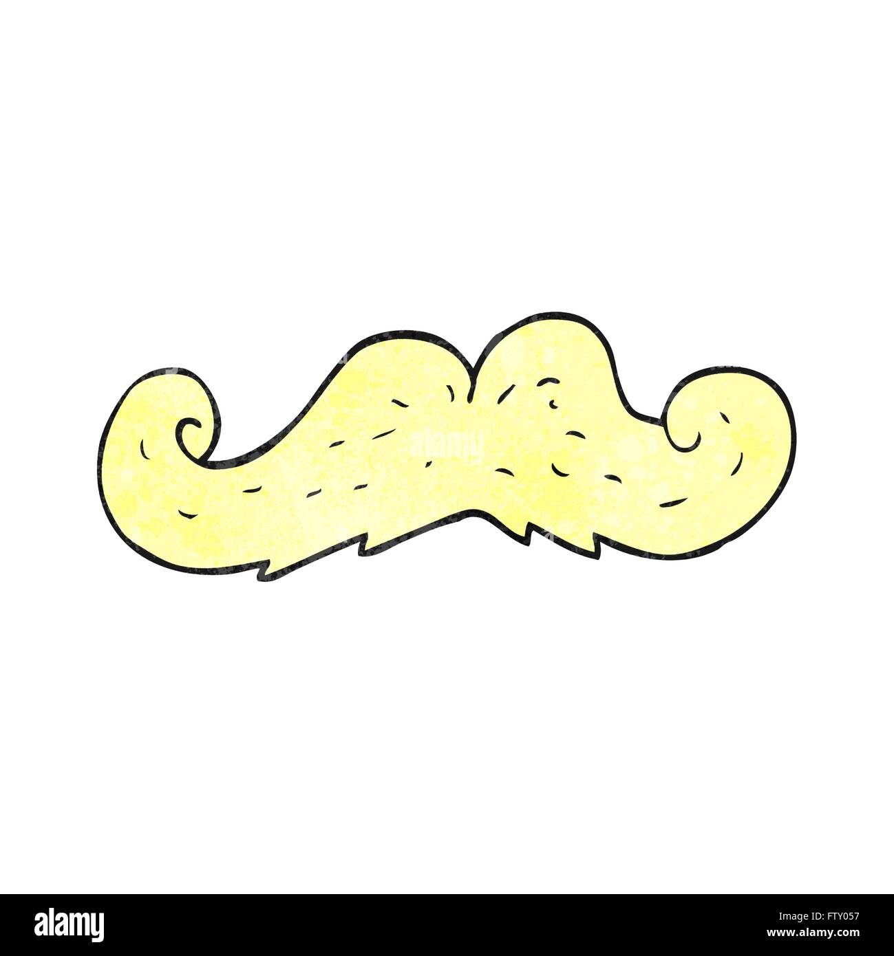 freehand textured cartoon mustache Stock Vector Image & Art - Alamy
