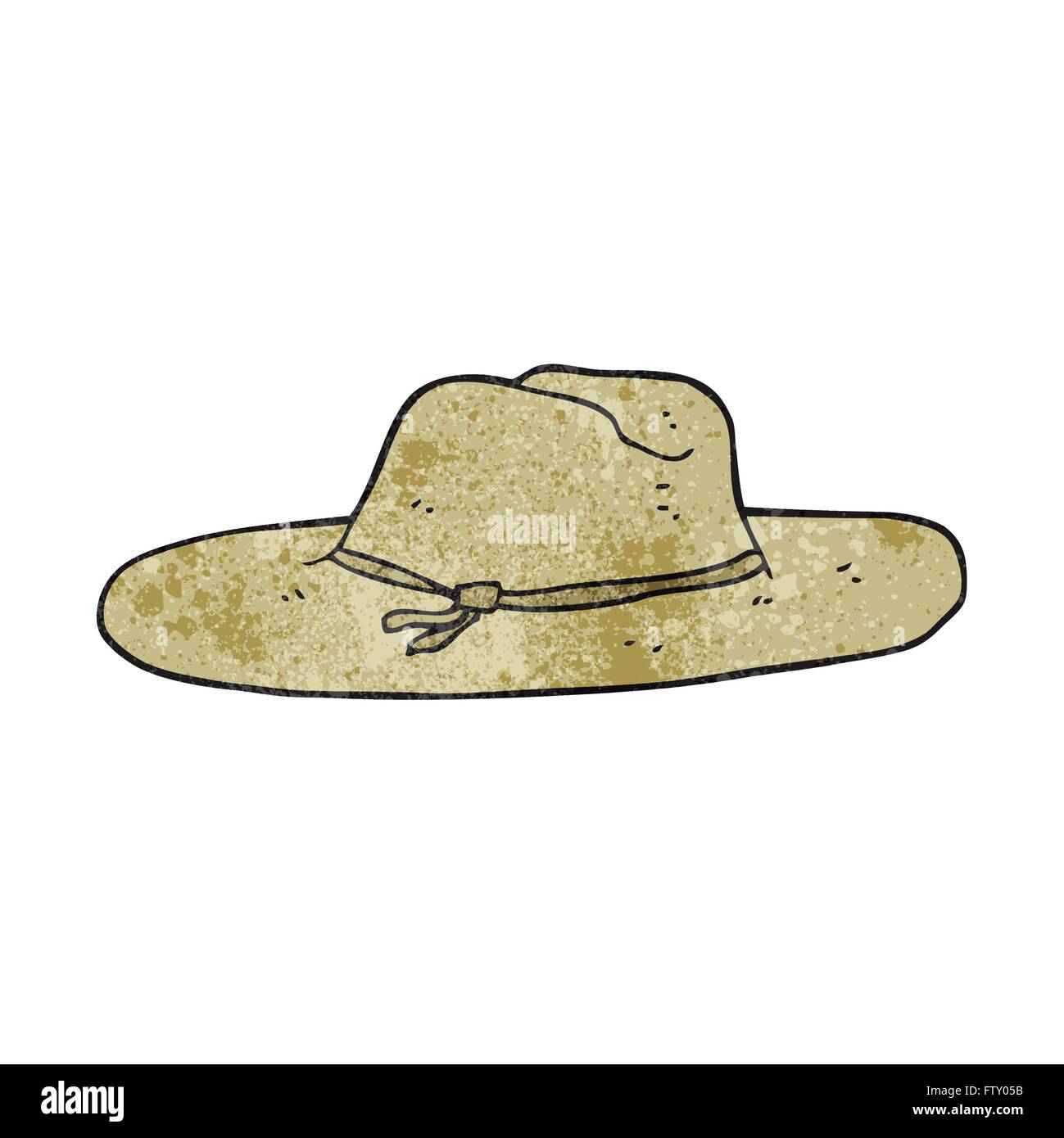 freehand textured cartoon hat Stock Vector Image & Art - Alamy