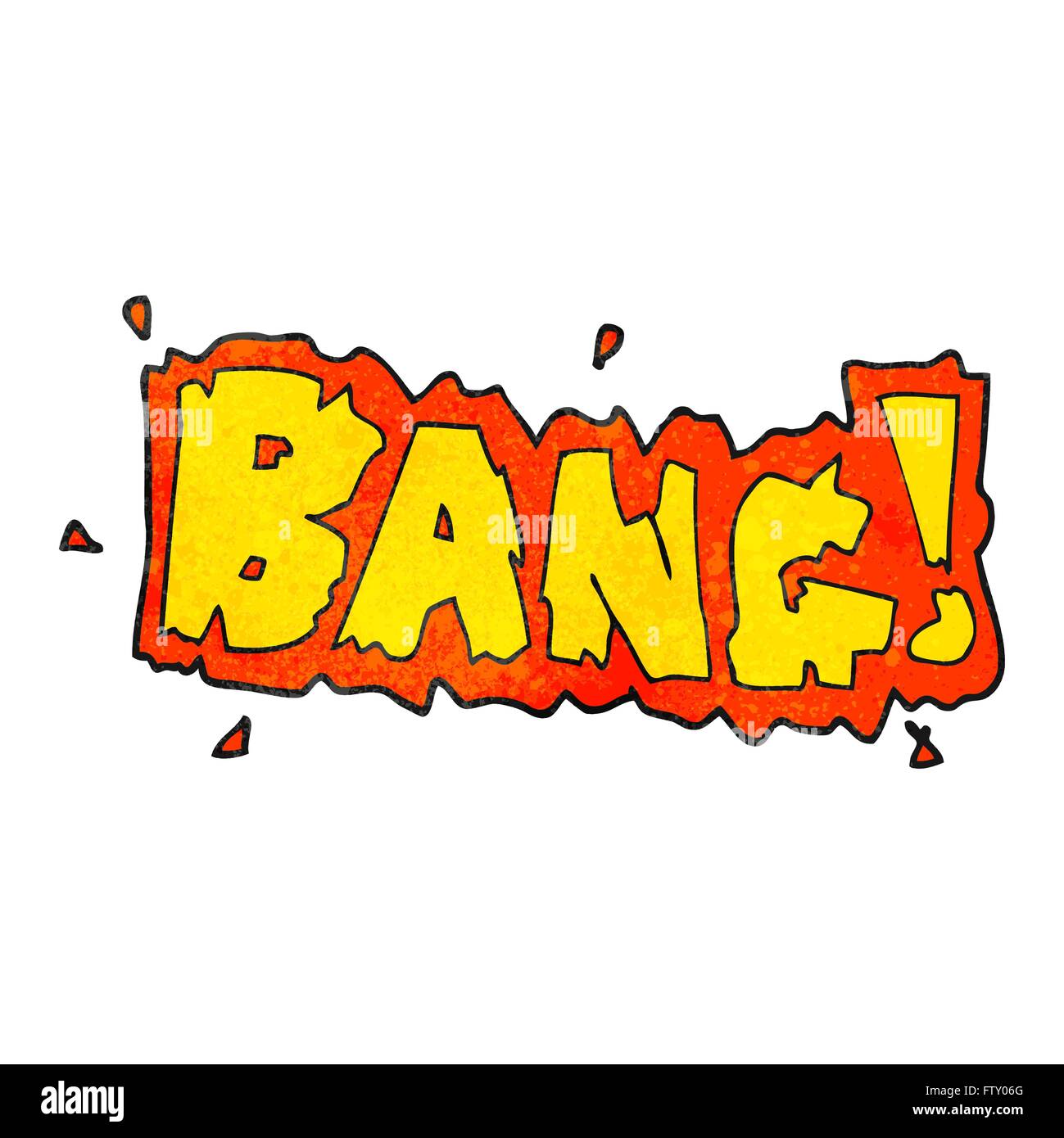 freehand textured cartoon bang symbol Stock Vector Image & Art - Alamy