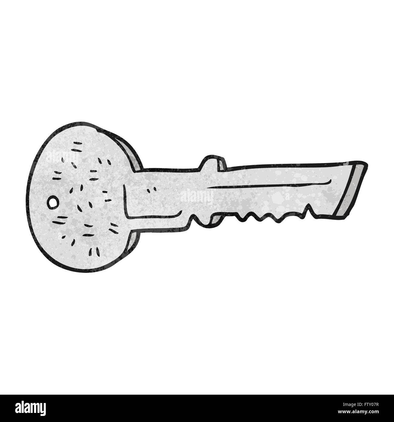 Cartoon door key Black and White Stock Photos & Images - Alamy