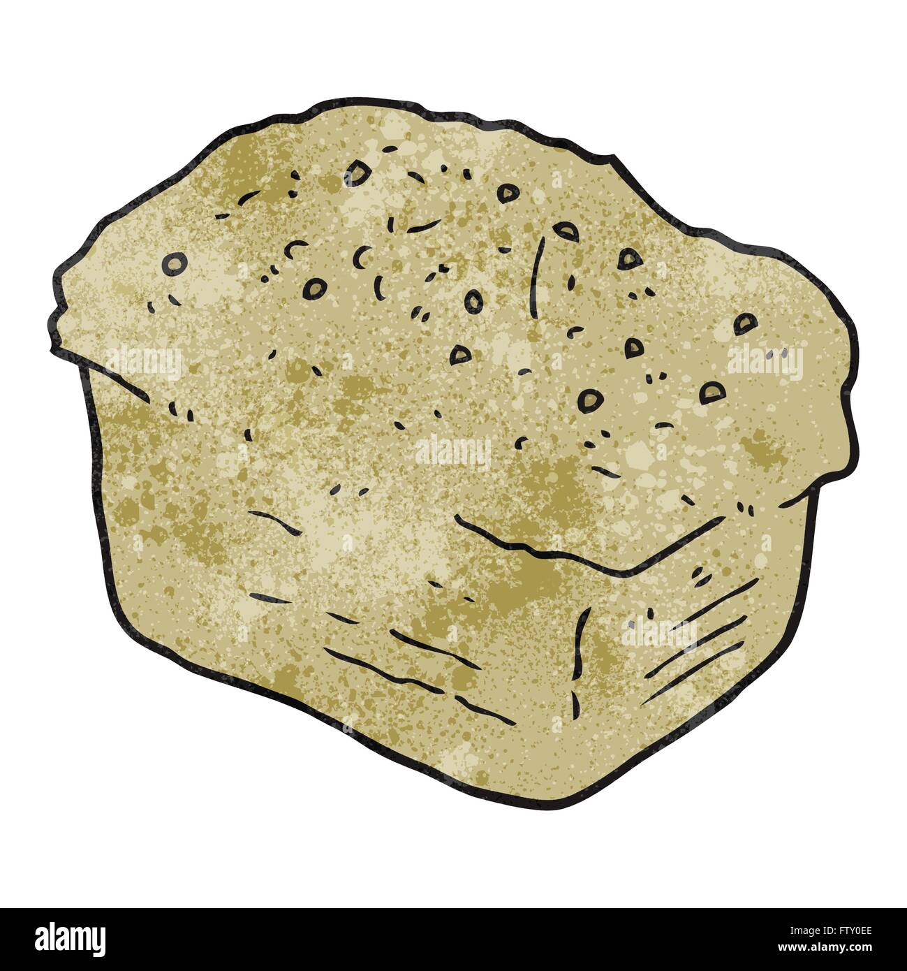 freehand textured cartoon bread Stock Vector Image & Art - Alamy