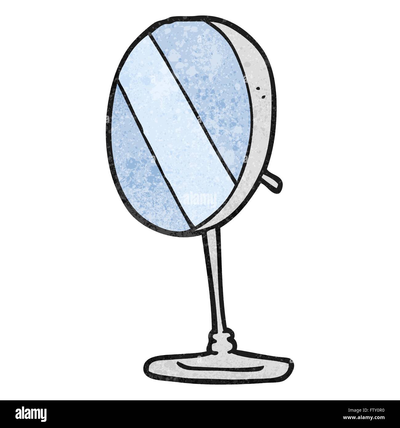 freehand textured cartoon bathroom mirror Stock Vector Image & Art - Alamy