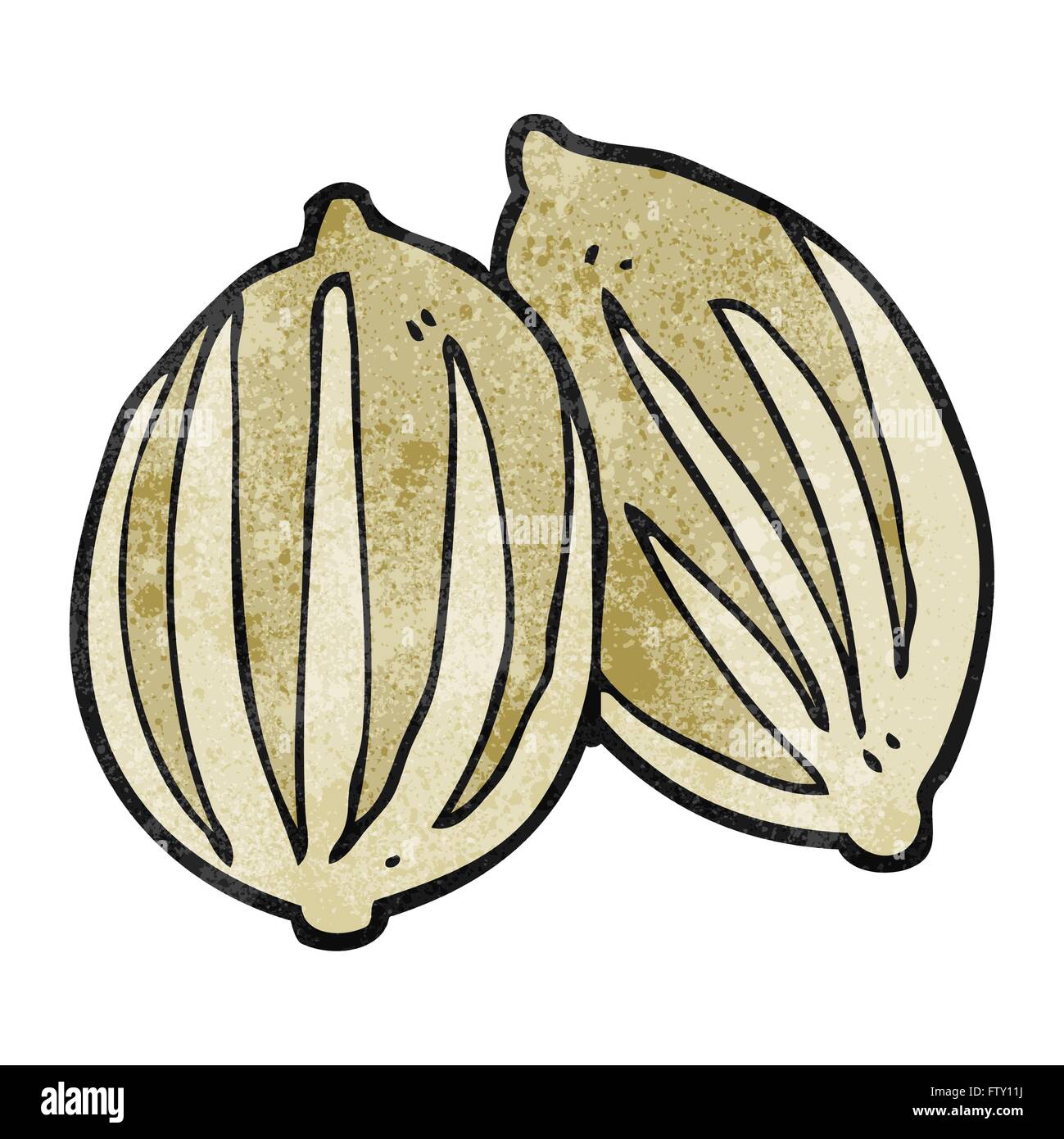 freehand textured cartoon seeds Stock Vector Image & Art - Alamy