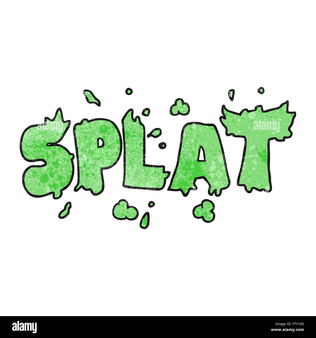 freehand textured cartoon splat Stock Vector Image & Art - Alamy