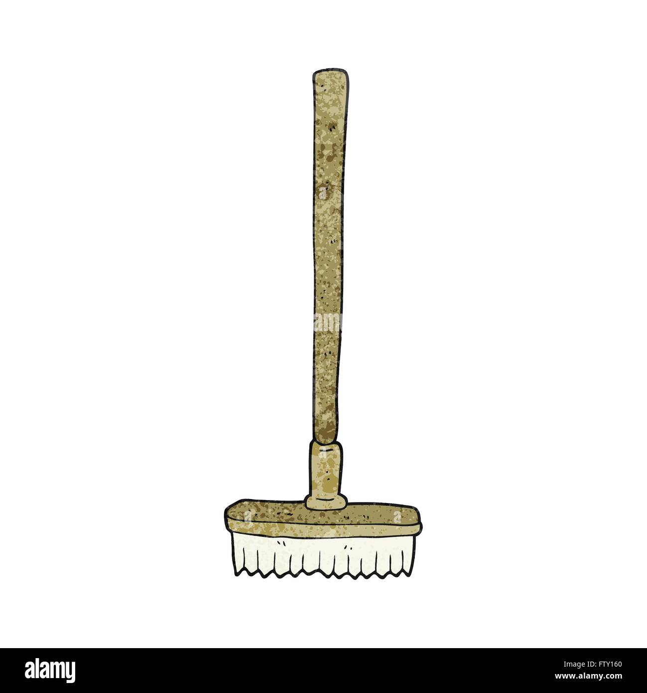 freehand textured cartoon broom Stock Vector Image & Art - Alamy