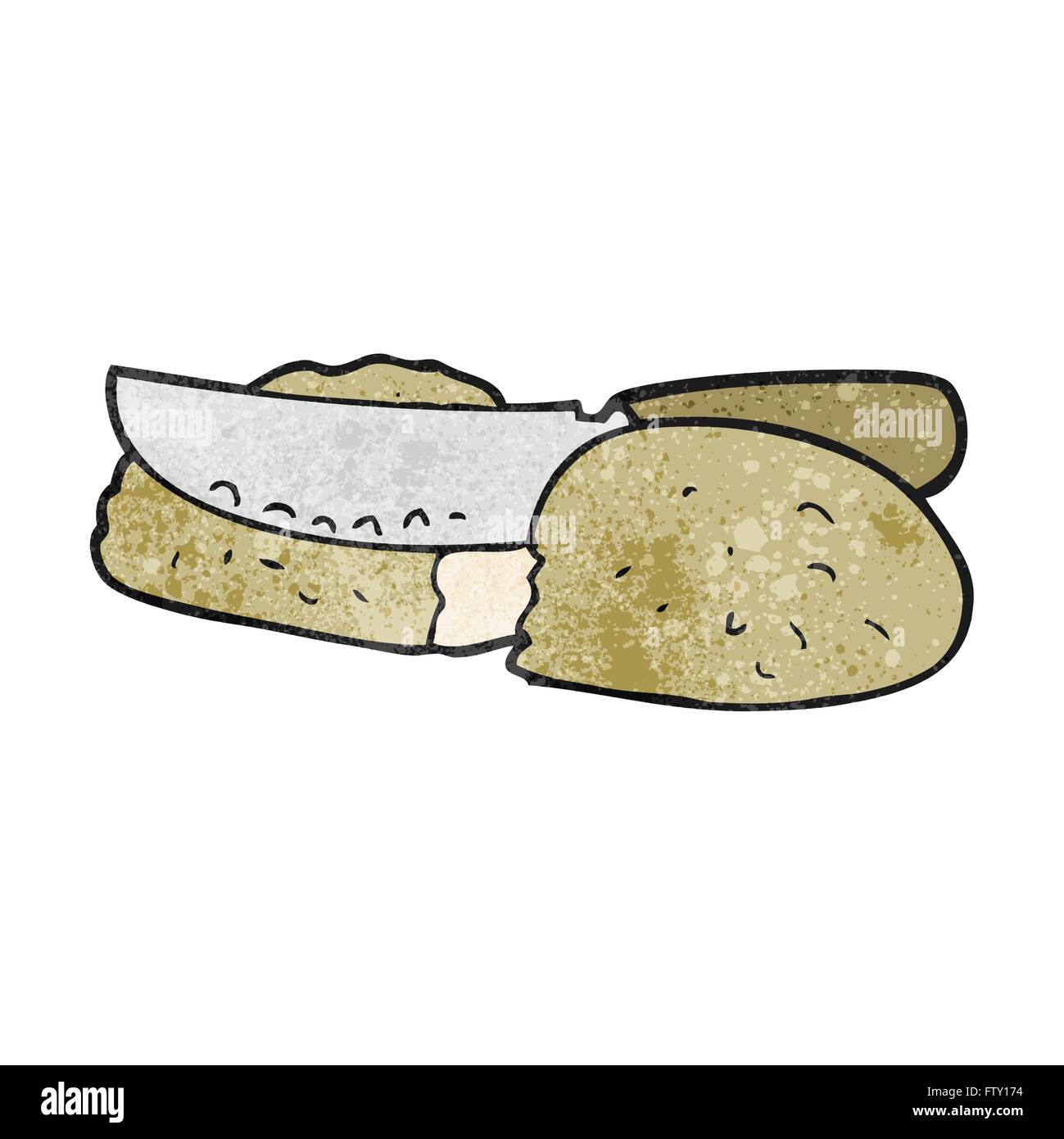 Bread slicing Stock Vector Images - Alamy