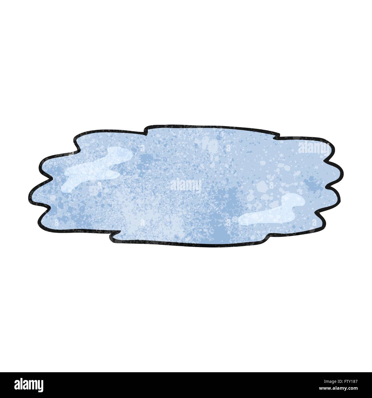 freehand textured cartoon puddle Stock Vector Image & Art - Alamy