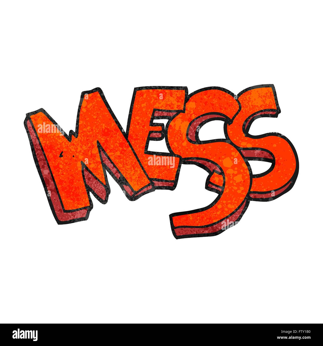 freehand textured cartoon mess Stock Vector Image & Art - Alamy