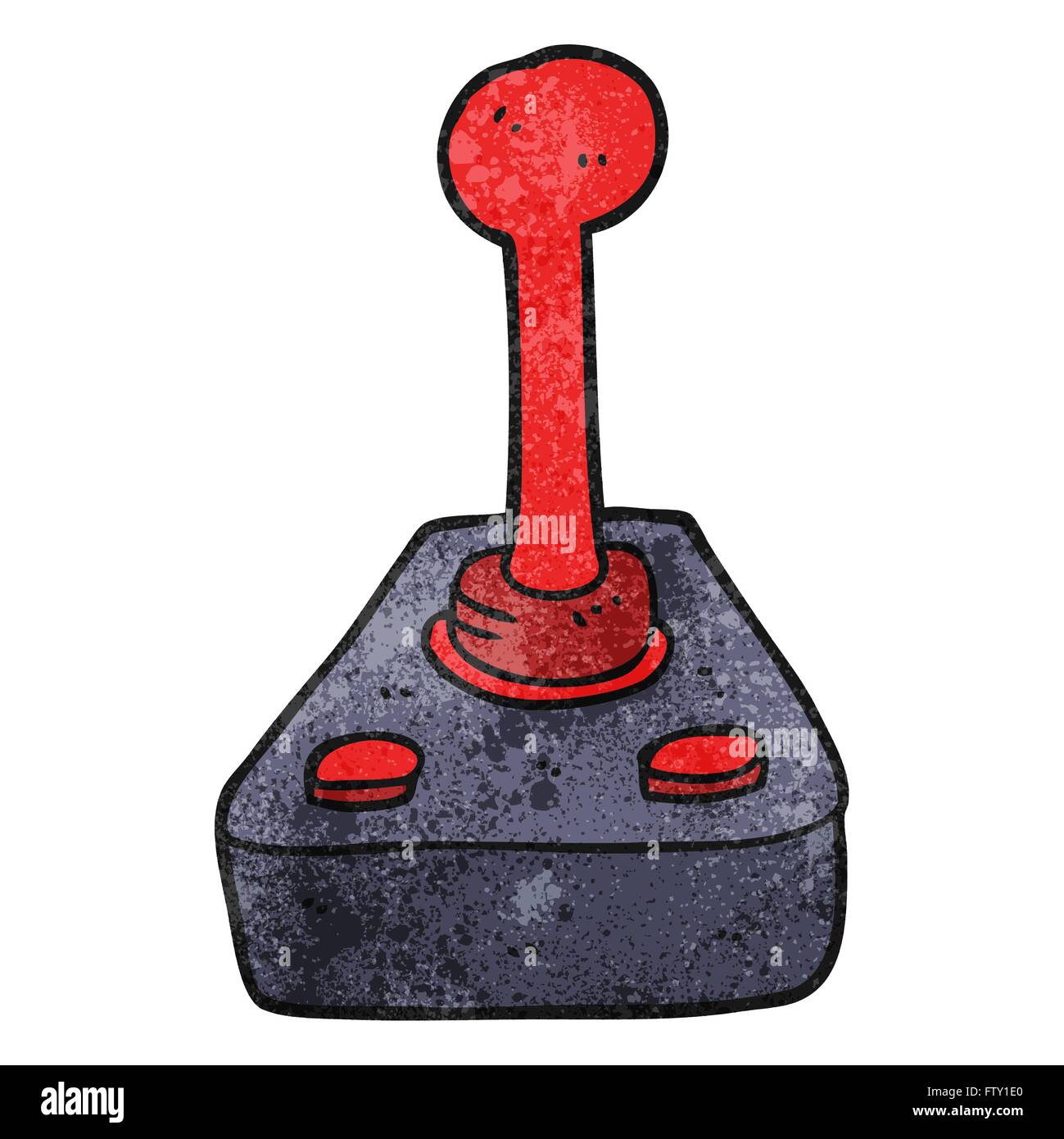 freehand textured cartoon joystick Stock Vector Image & Art - Alamy