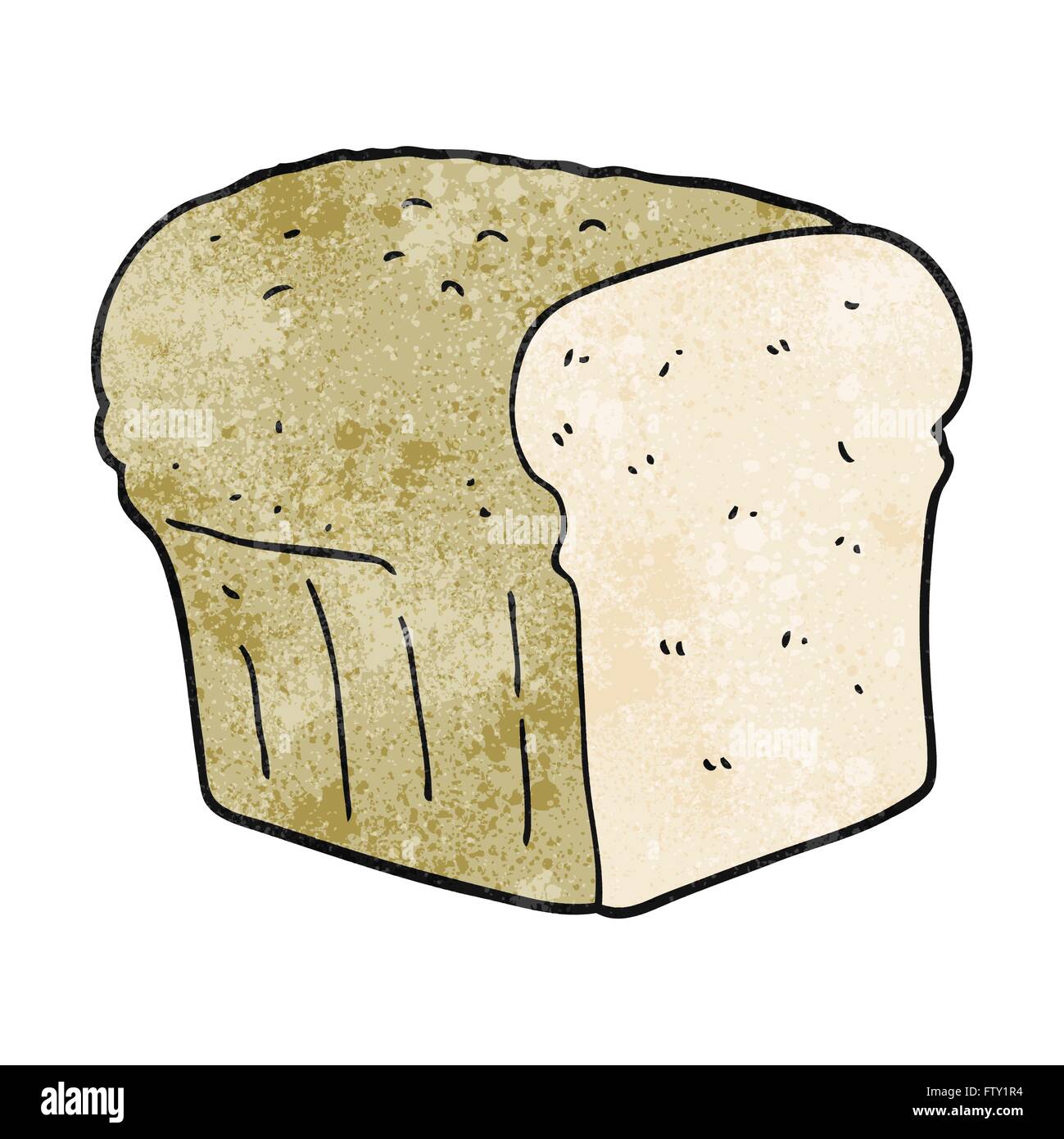 freehand textured cartoon bread Stock Vector Image & Art - Alamy