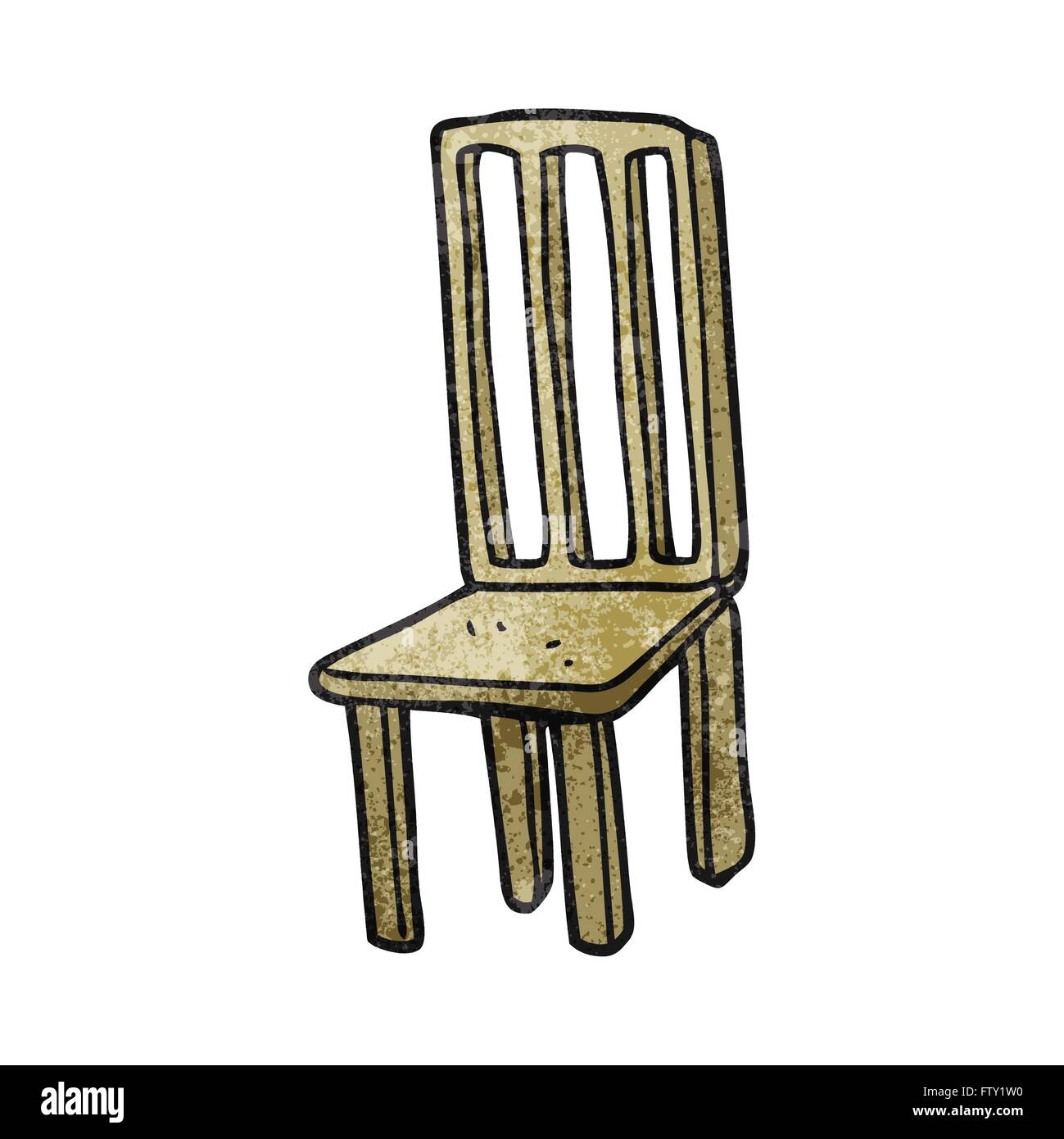 freehand textured cartoon chair Stock Vector Image & Art - Alamy