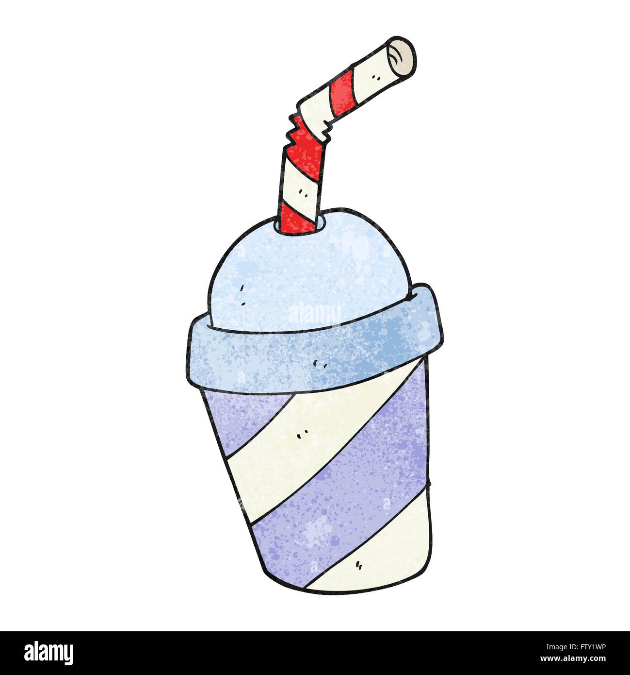 freehand textured cartoon soda drink cup Stock Vector Image & Art - Alamy