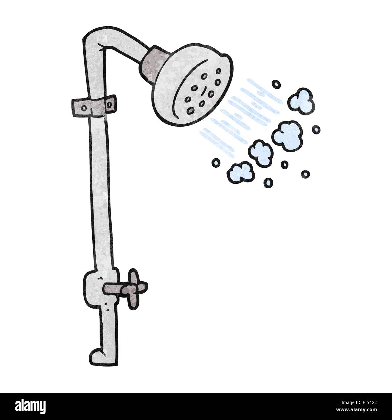 freehand textured cartoon shower Stock Vector Image & Art - Alamy