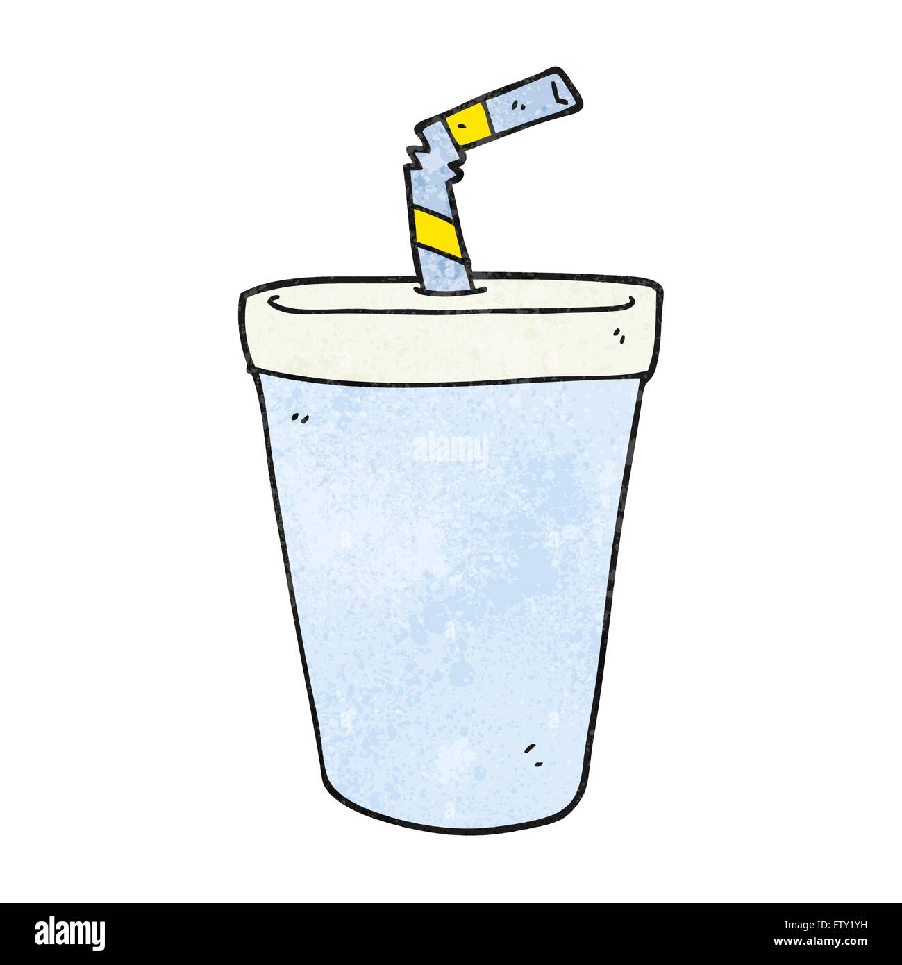 freehand textured cartoon soda Stock Vector Image & Art - Alamy