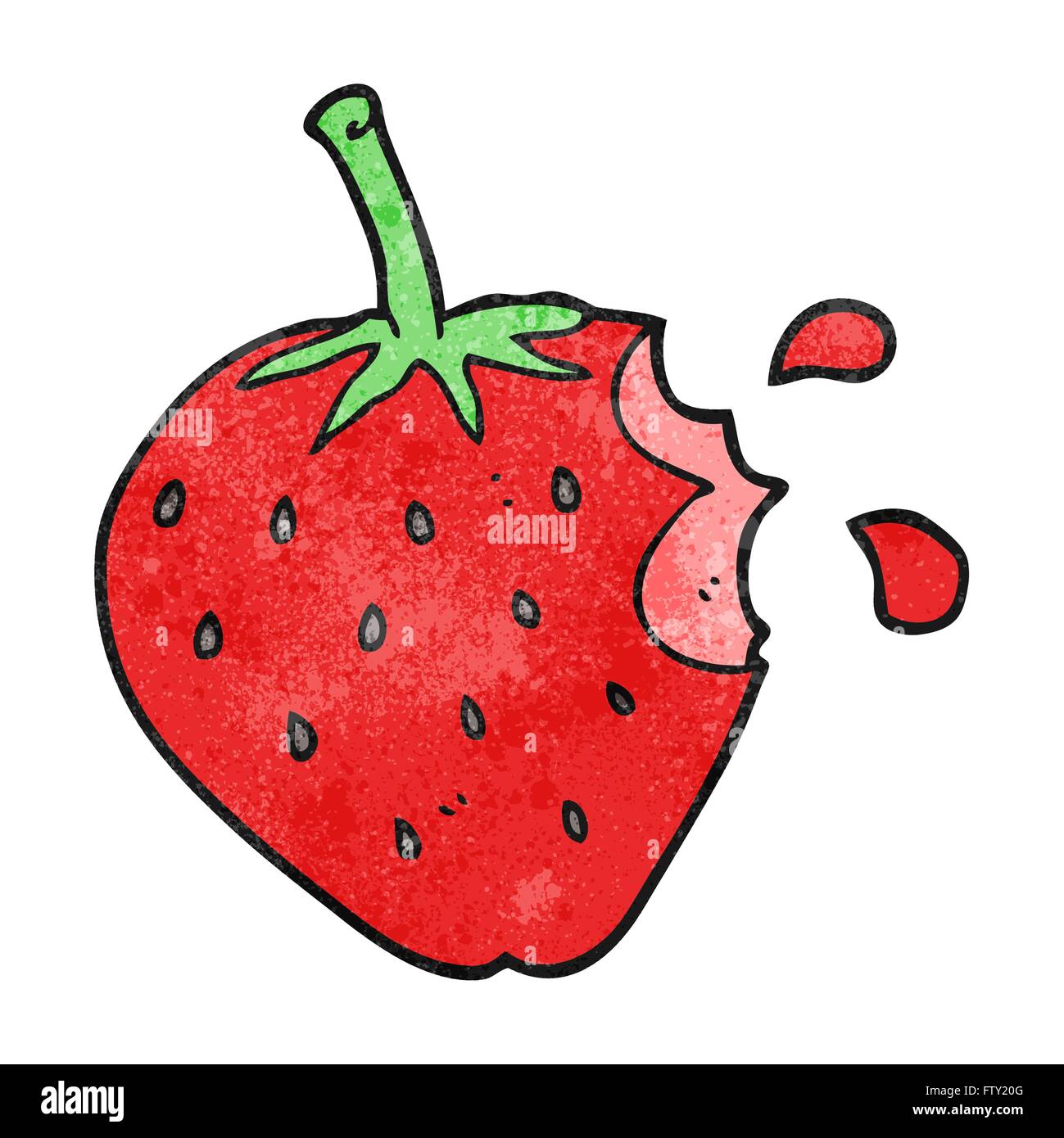 Freehand drawn cartoon strawberry hi-res stock photography and images ...