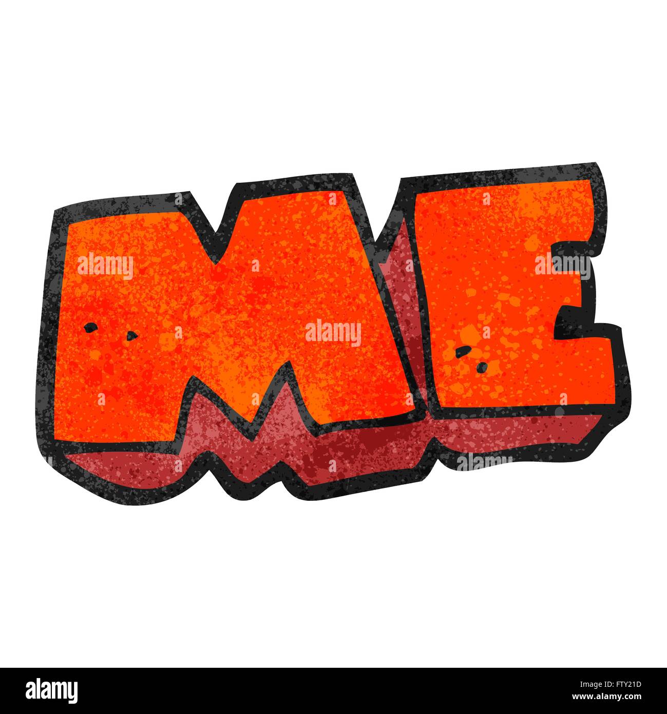 freehand textured cartoon ME symbol Stock Vector Image & Art - Alamy