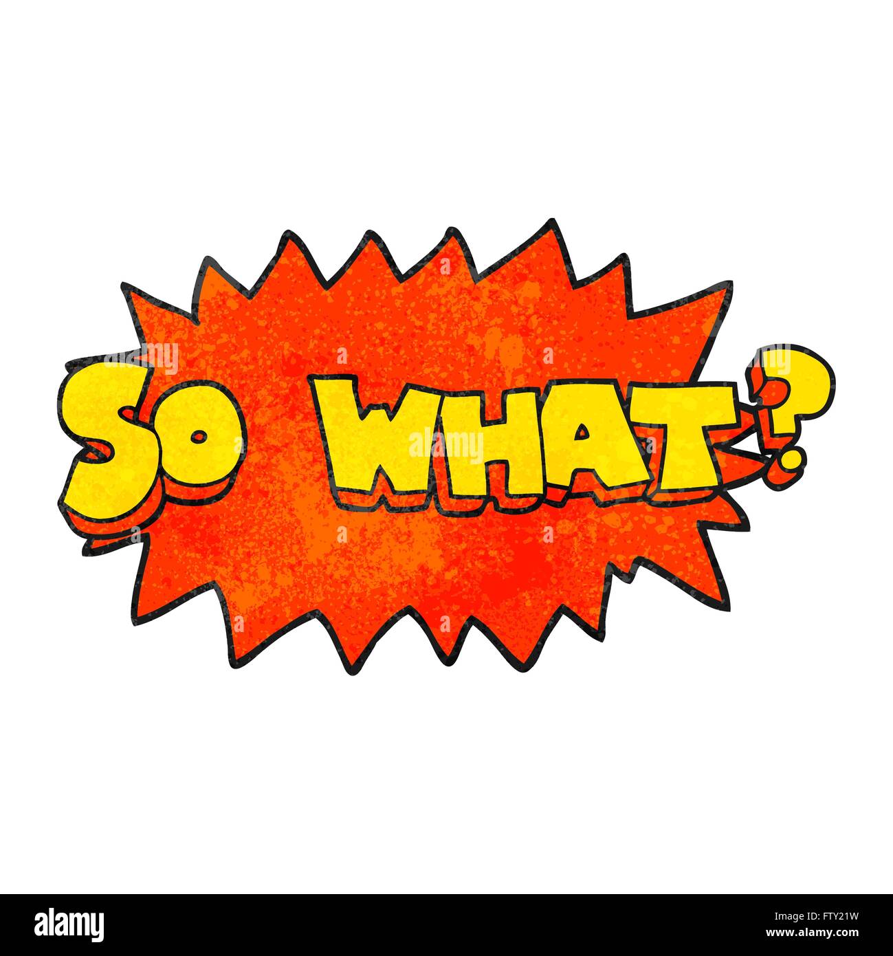so what freehand textured cartoon sign Stock Vector Image & Art - Alamy