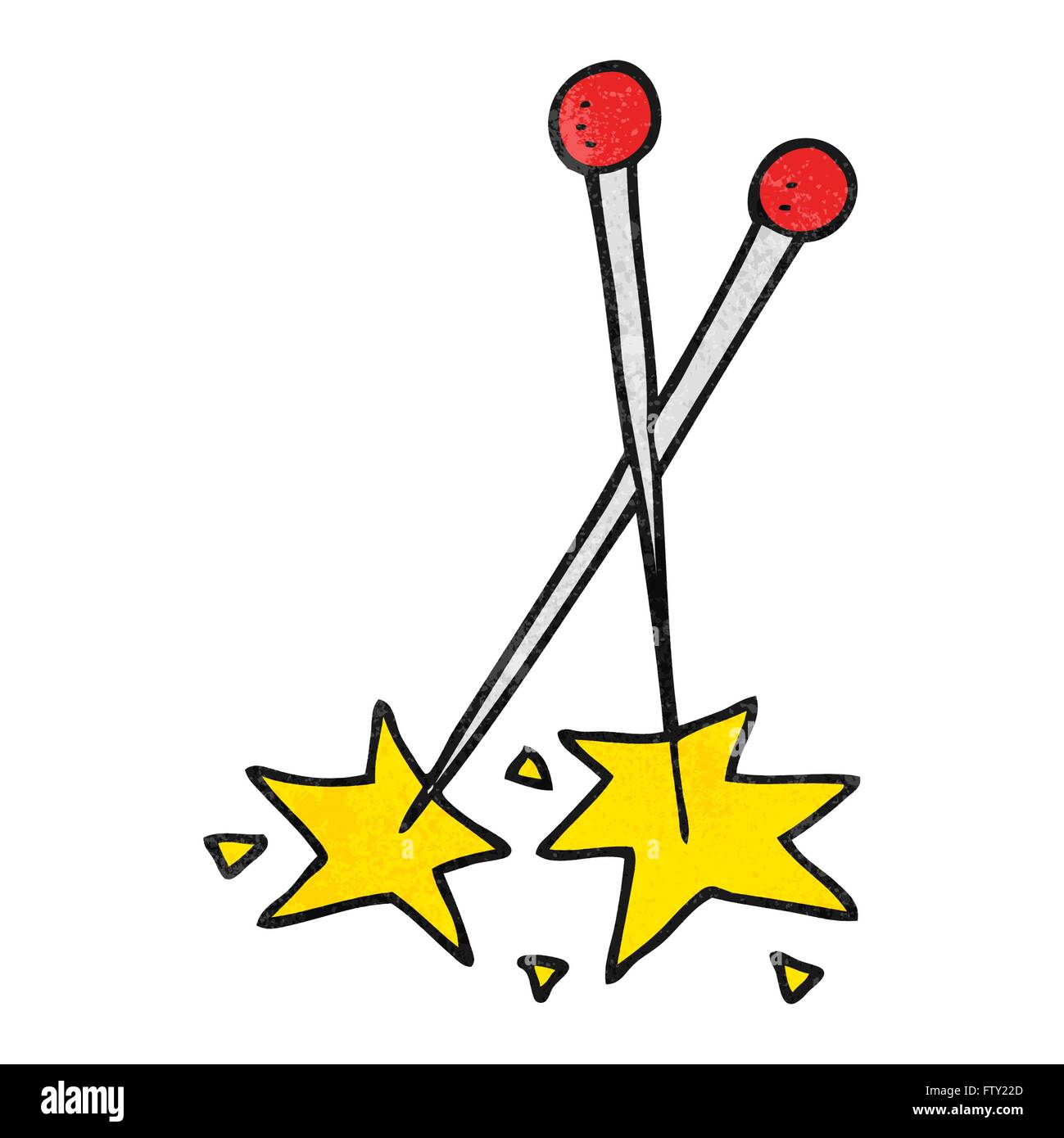 freehand textured cartoon pins Stock Vector Image & Art - Alamy