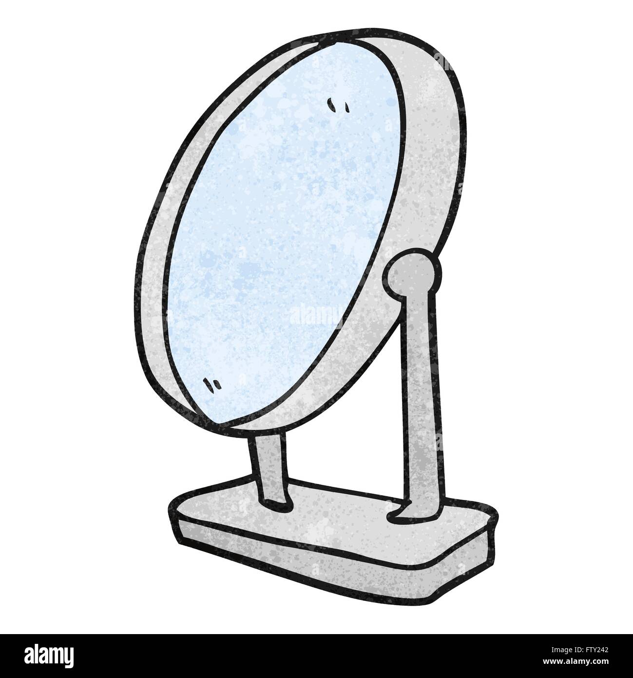 freehand textured cartoon mirror Stock Vector Image & Art - Alamy