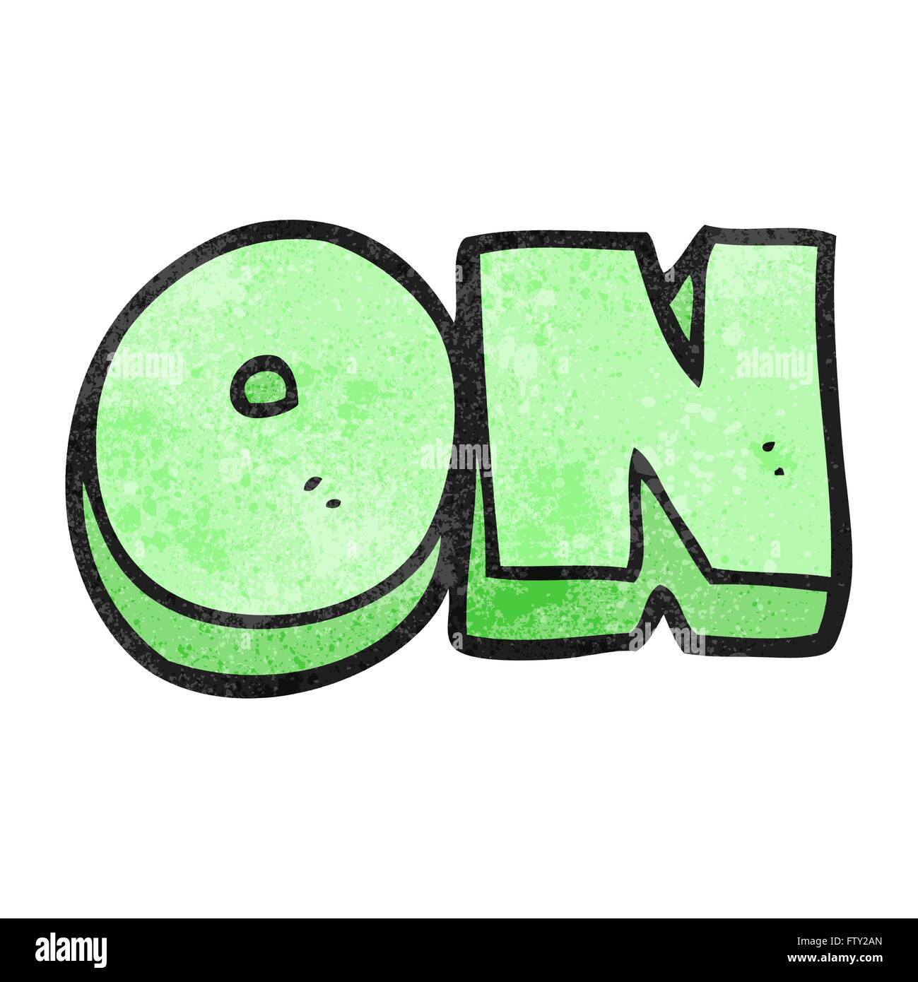 freehand textured cartoon on symbol Stock Vector Image & Art - Alamy
