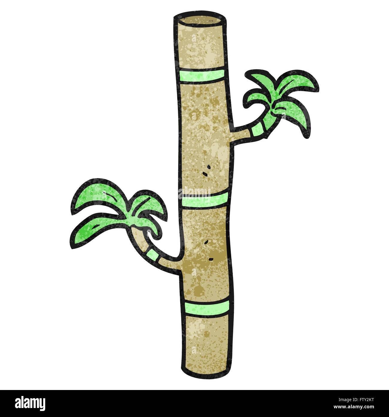 freehand textured cartoon bamboo Stock Vector Image & Art - Alamy