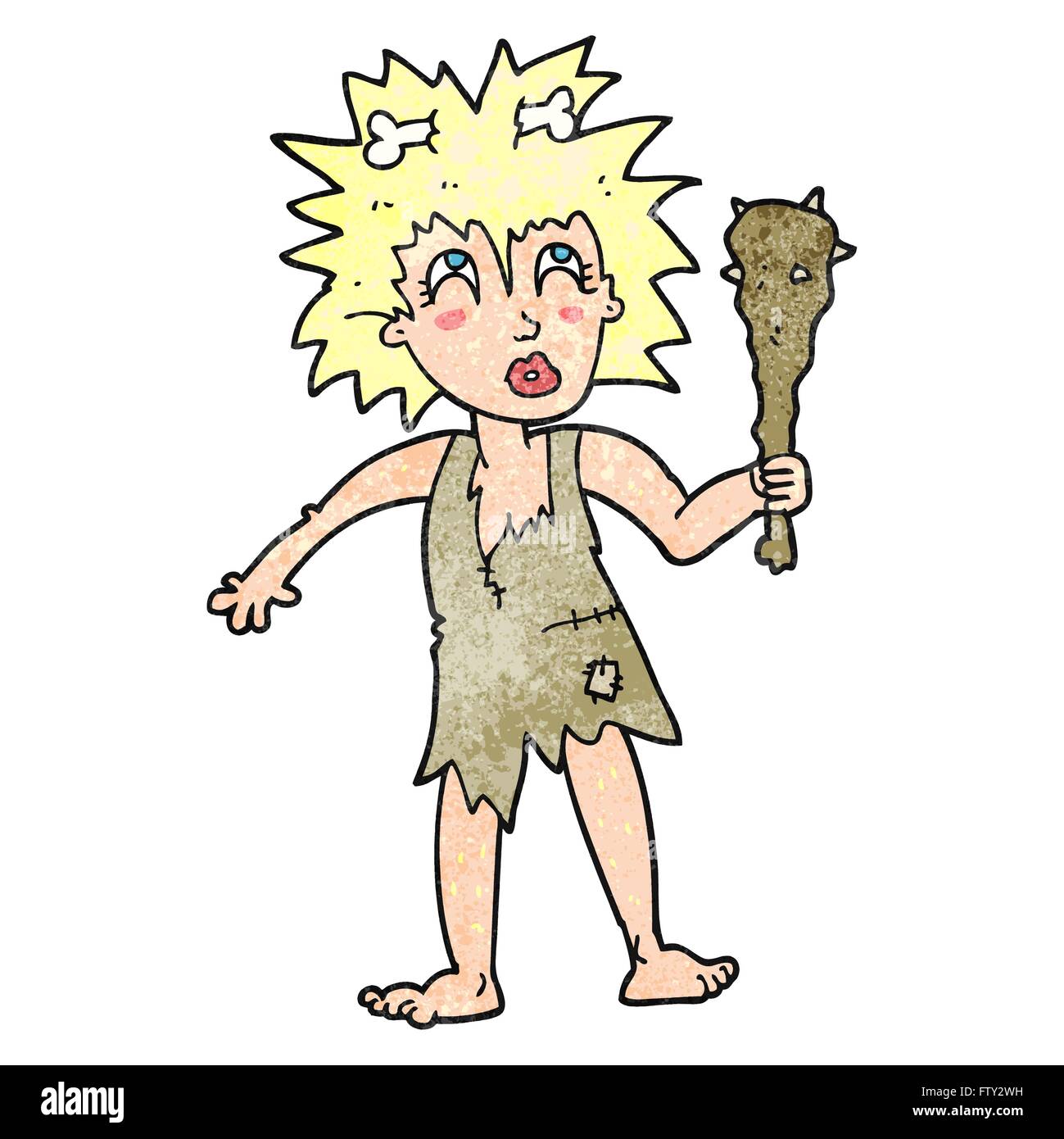 Cavewoman Stock Vector Images - Alamy