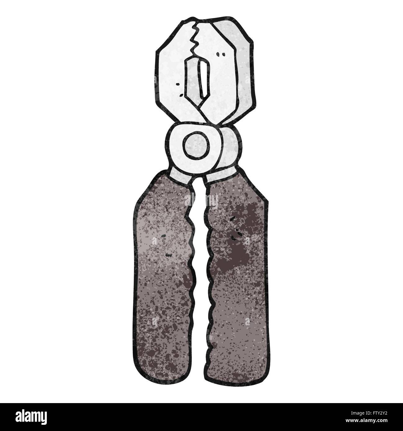 freehand textured cartoon pliers Stock Vector Image & Art - Alamy