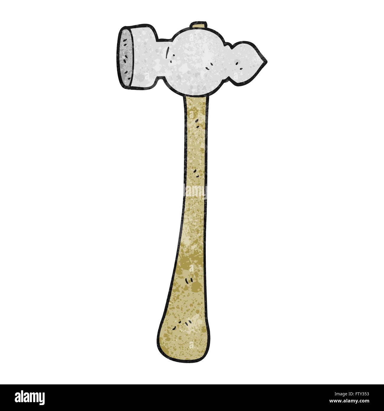 freehand textured cartoon hammer Stock Vector Image & Art - Alamy