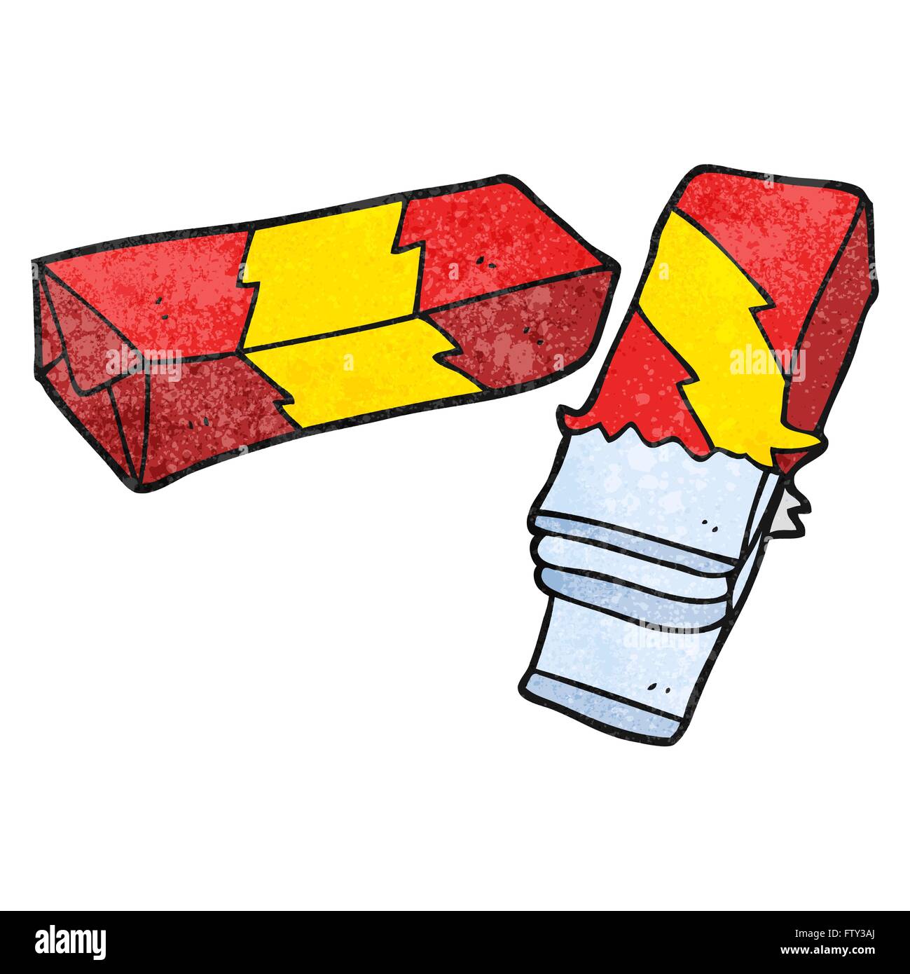 Freehand retro cartoon chewing gum hi-res stock photography and images ...