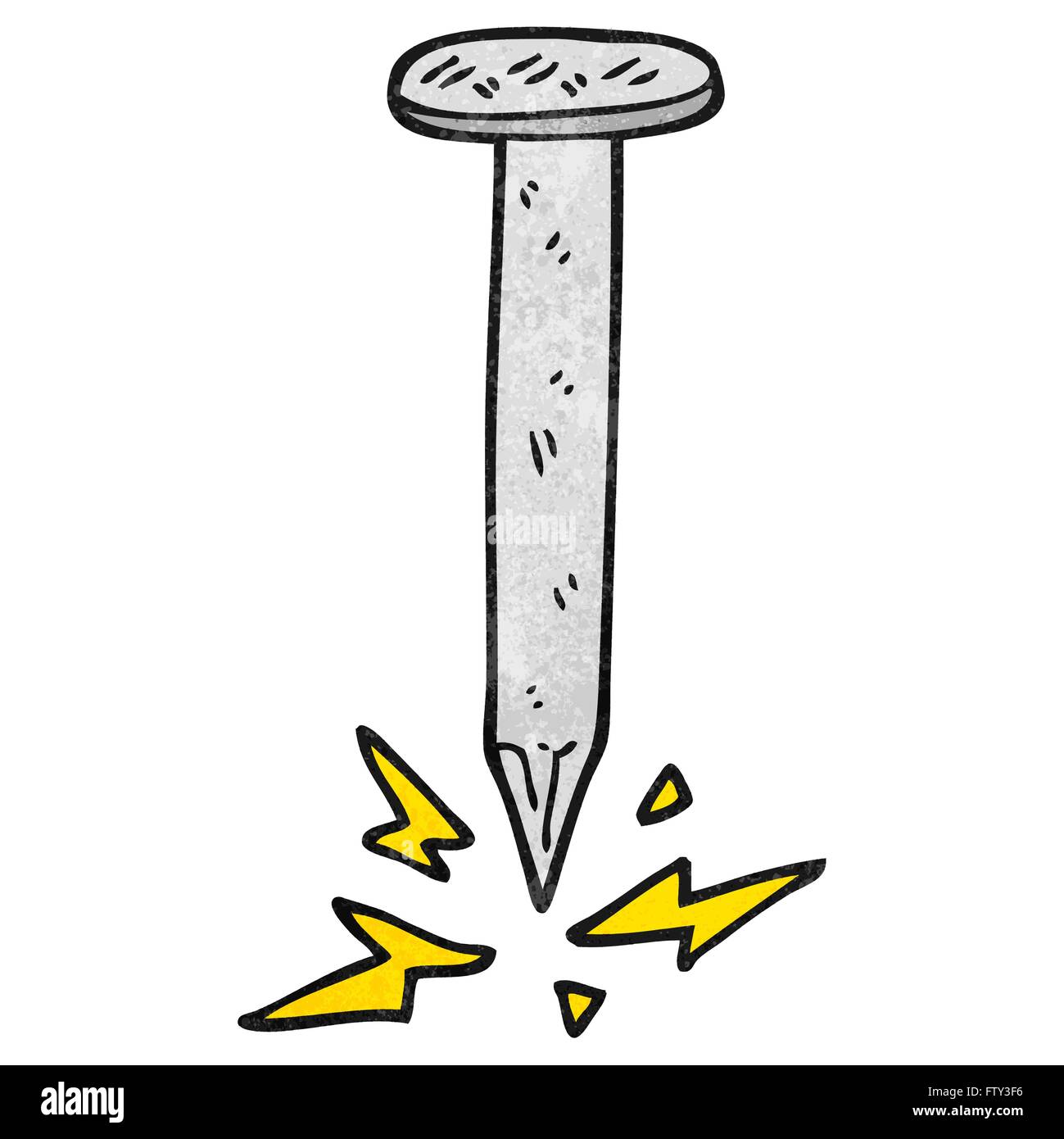 Nail strike Stock Vector Images - Alamy