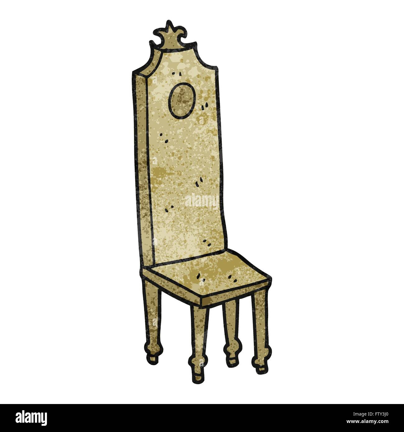 freehand textured cartoon fancy chair Stock Vector Image & Art - Alamy