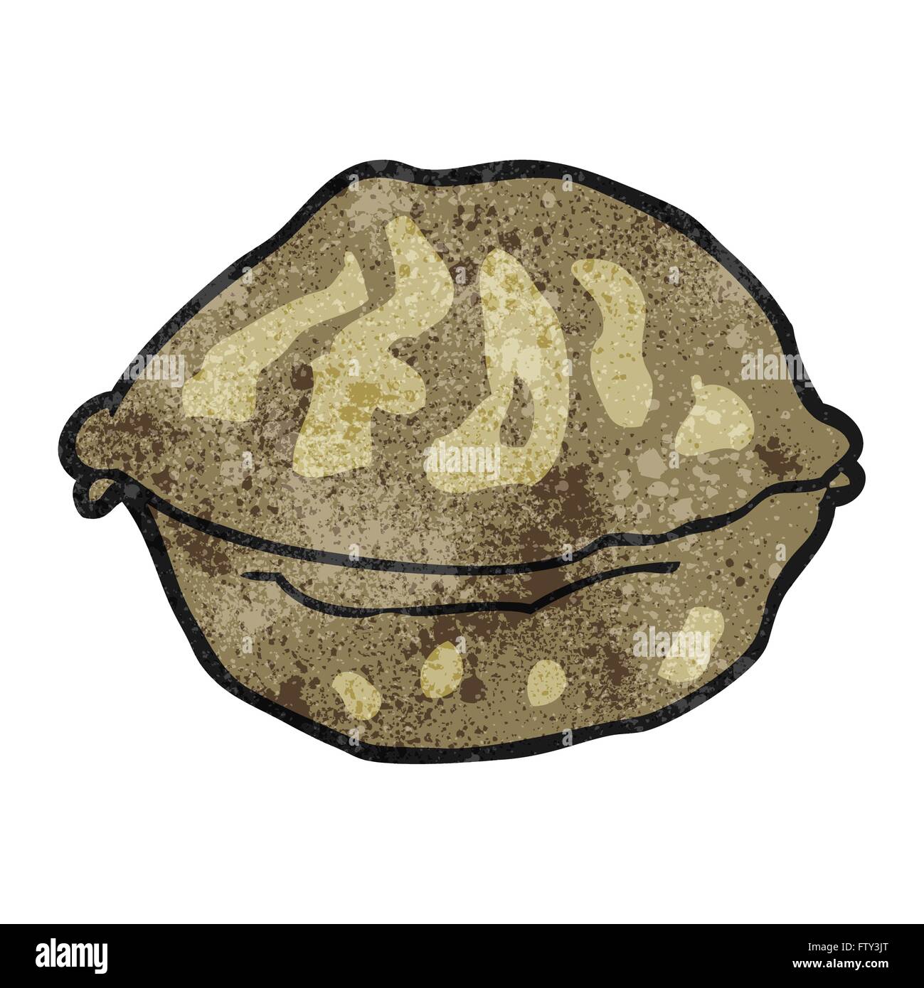 Walnut shell texture Stock Vector Images - Alamy