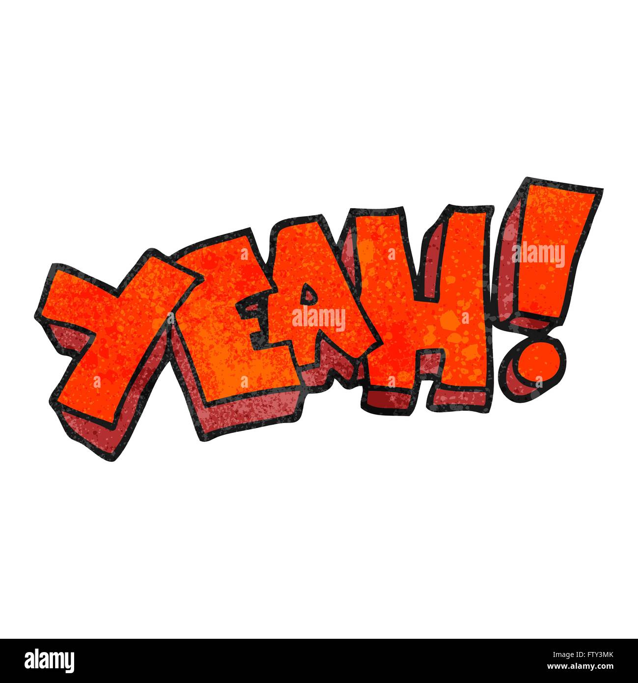 Cartoon yeah shout hi-res stock photography and images - Alamy