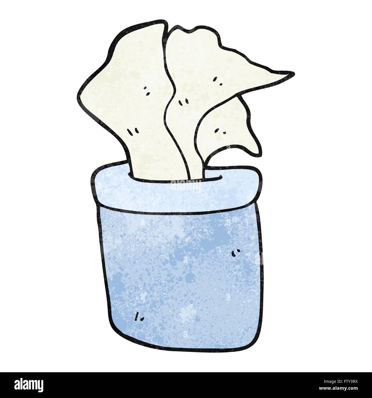 freehand textured cartoon box of tissues Stock Vector Image & Art - Alamy