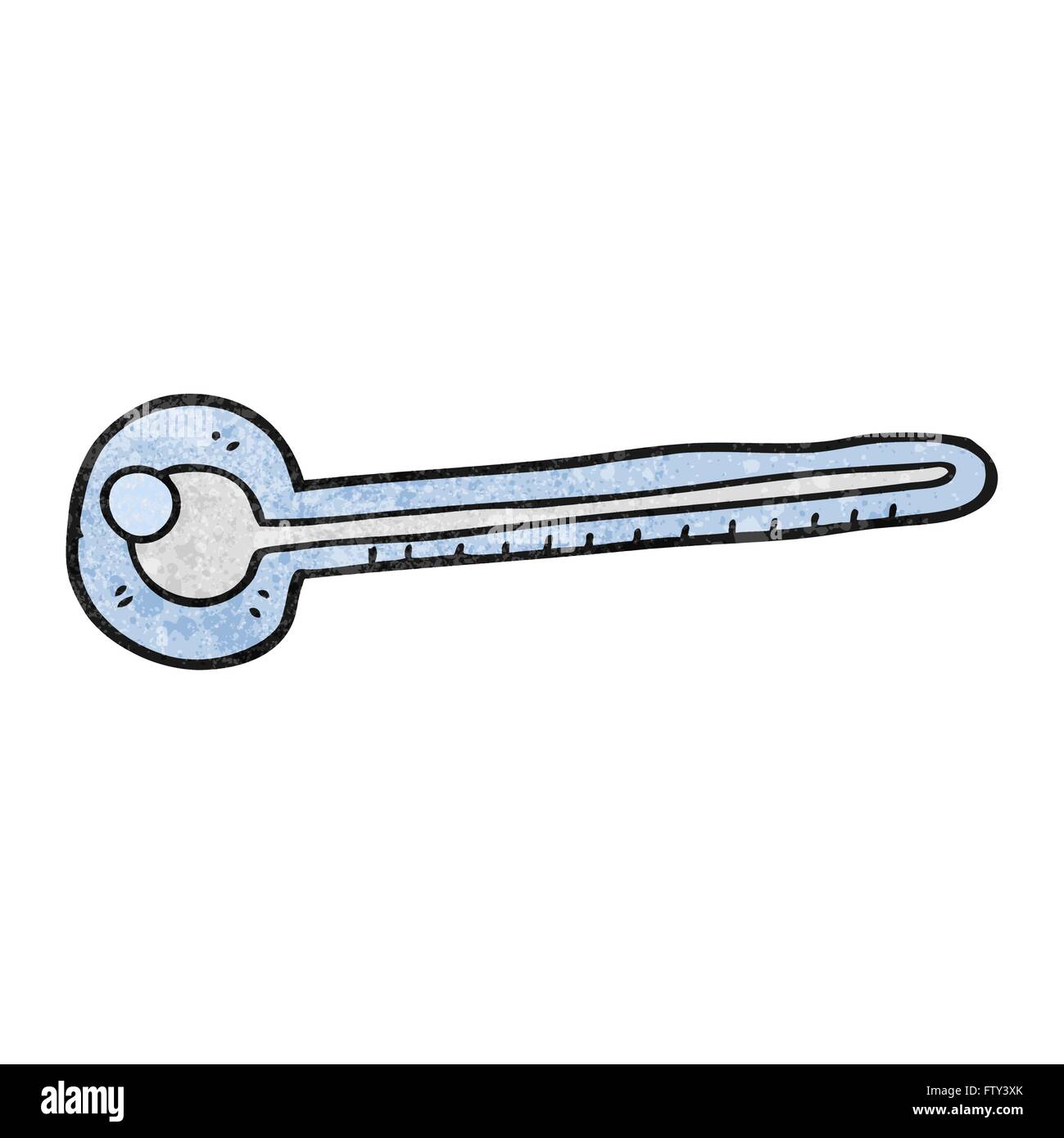 freehand textured cartoon thermometer Stock Vector Image & Art - Alamy