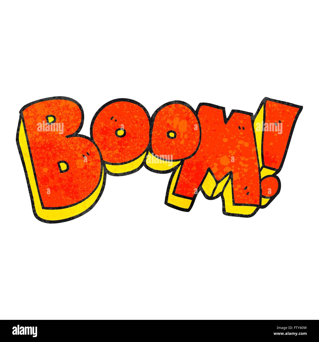 freehand textured cartoon boom Stock Vector Image & Art - Alamy