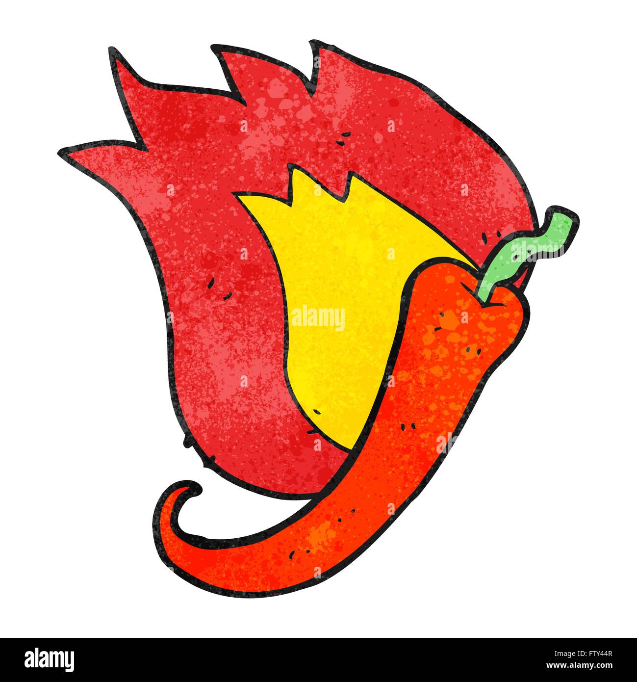 Flaming pepper Stock Vector Images - Alamy