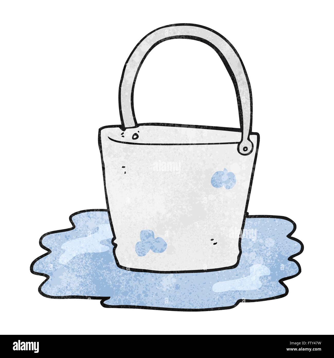 Freehand drawn cartoon bucket water hi-res stock photography and images ...