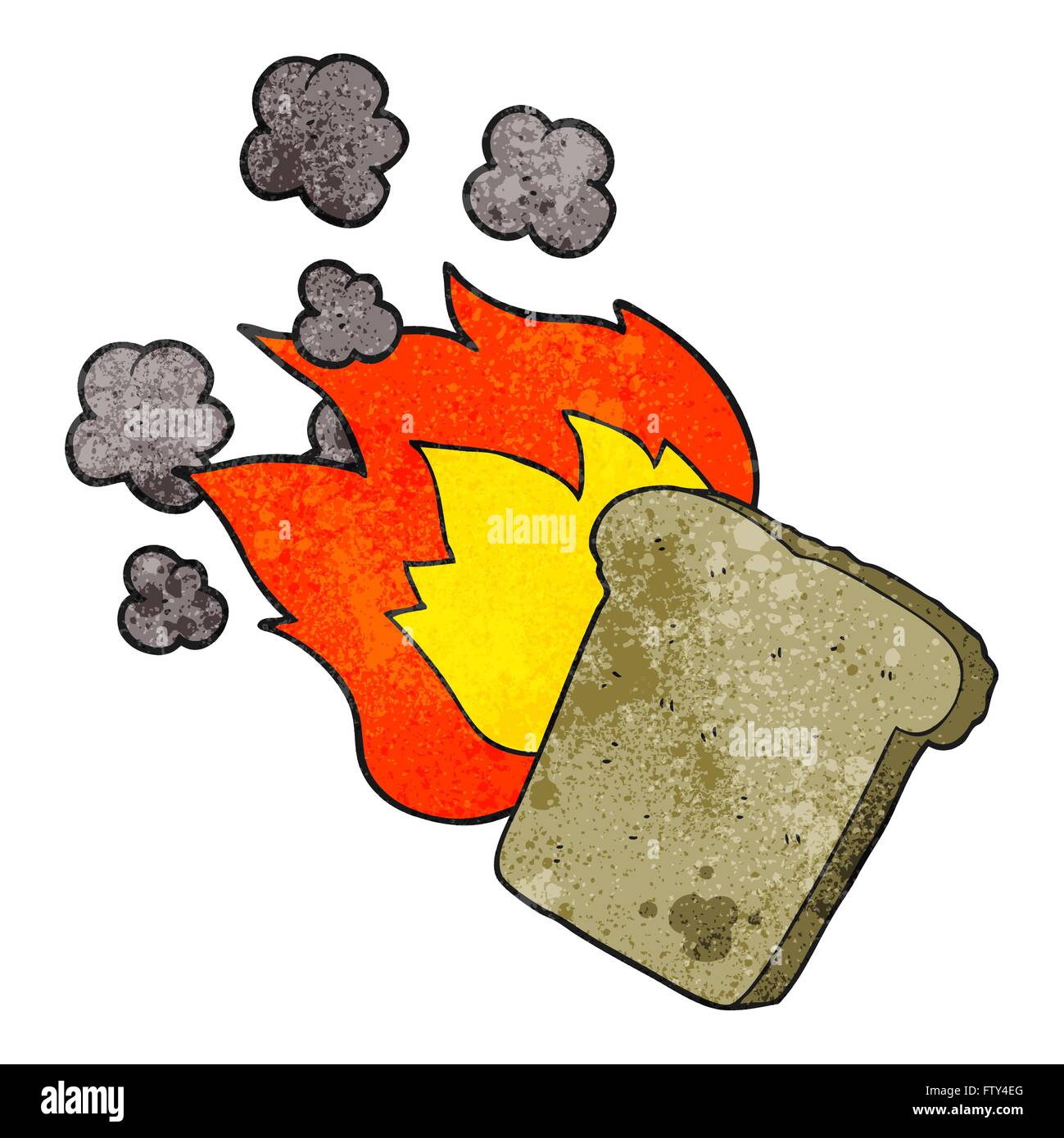 Freehand drawn cartoon toast hi-res stock photography and images - Alamy