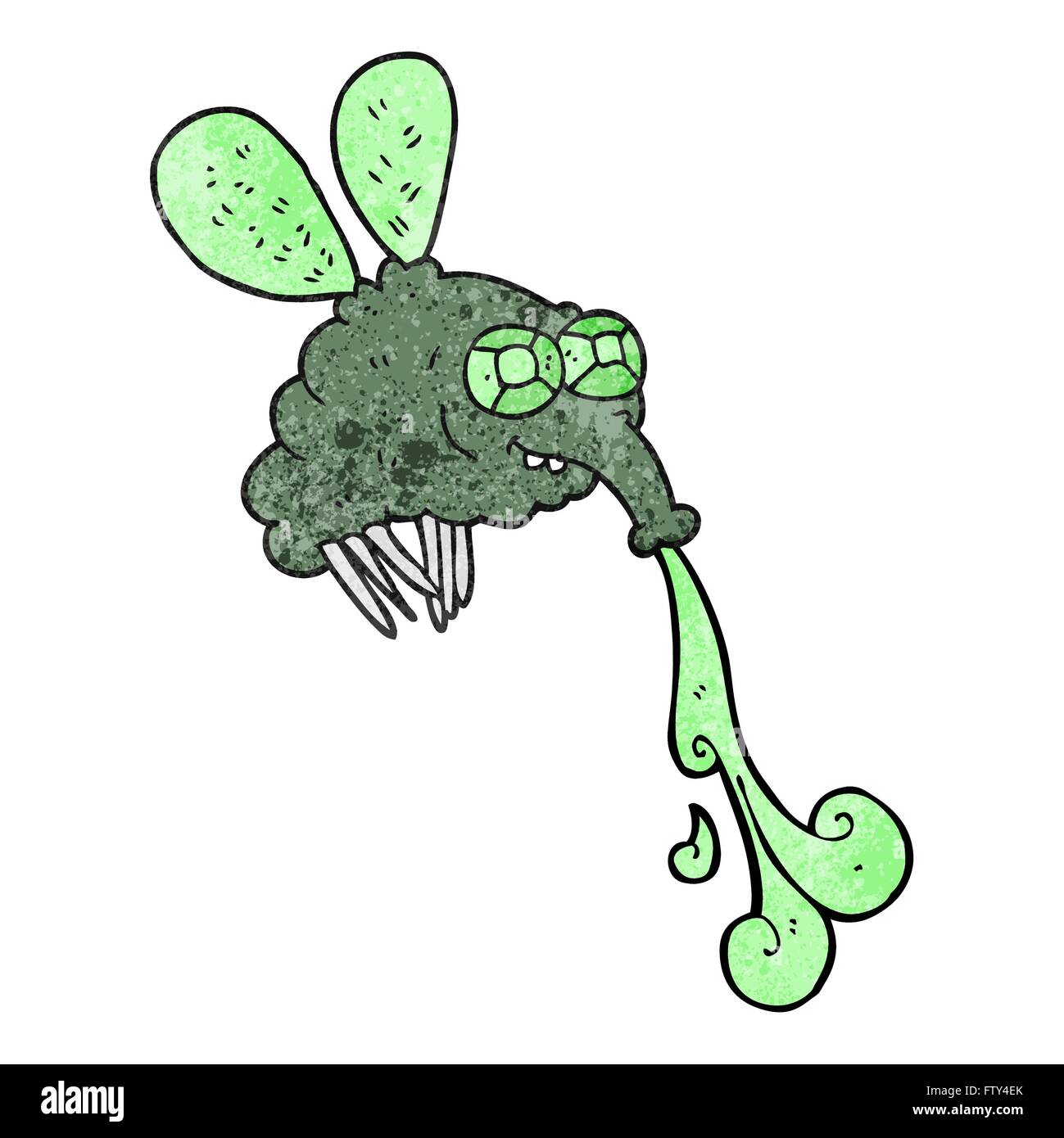 freehand textured cartoon gross fly Stock Vector Image & Art - Alamy