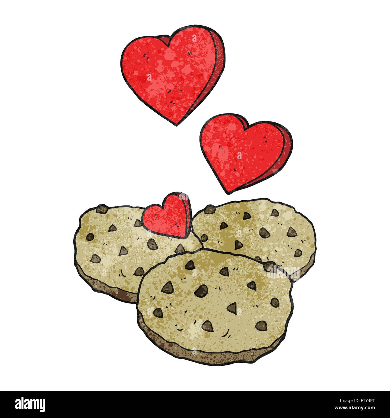 freehand textured cartoon cookies Stock Vector Image & Art - Alamy