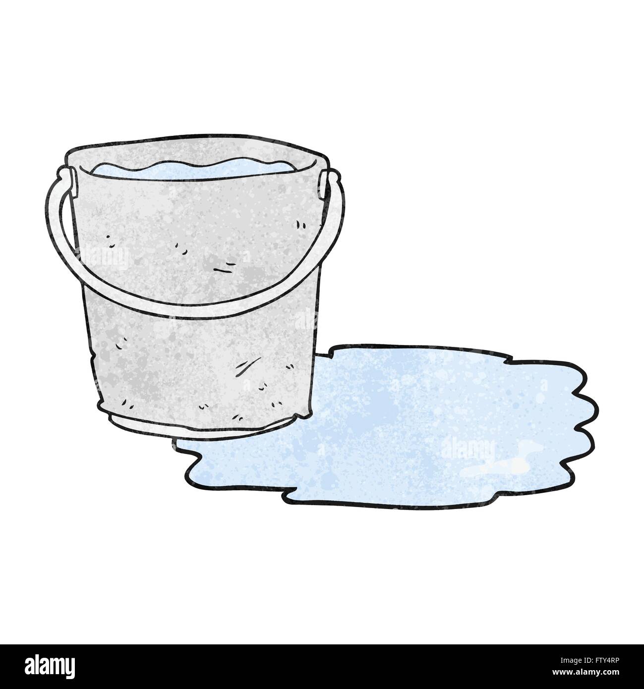 Freehand drawn cartoon bucket water hi-res stock photography and images ...