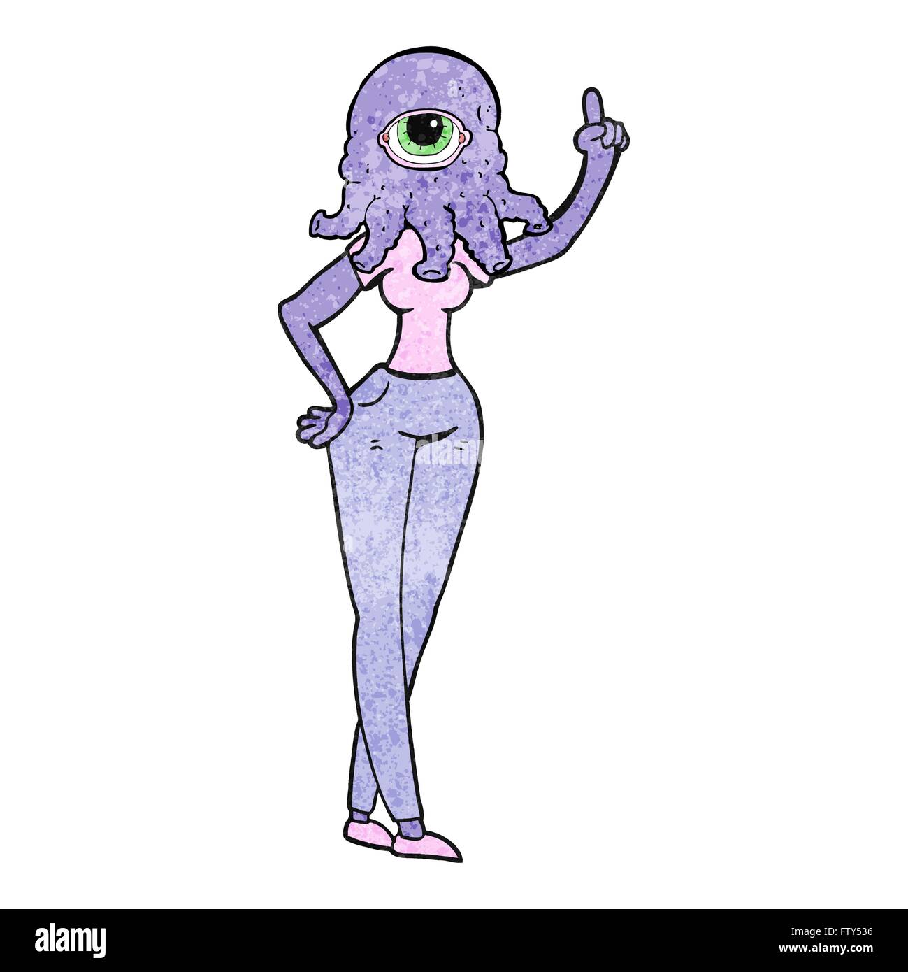 Alien hand raised hi-res stock photography and images - Alamy