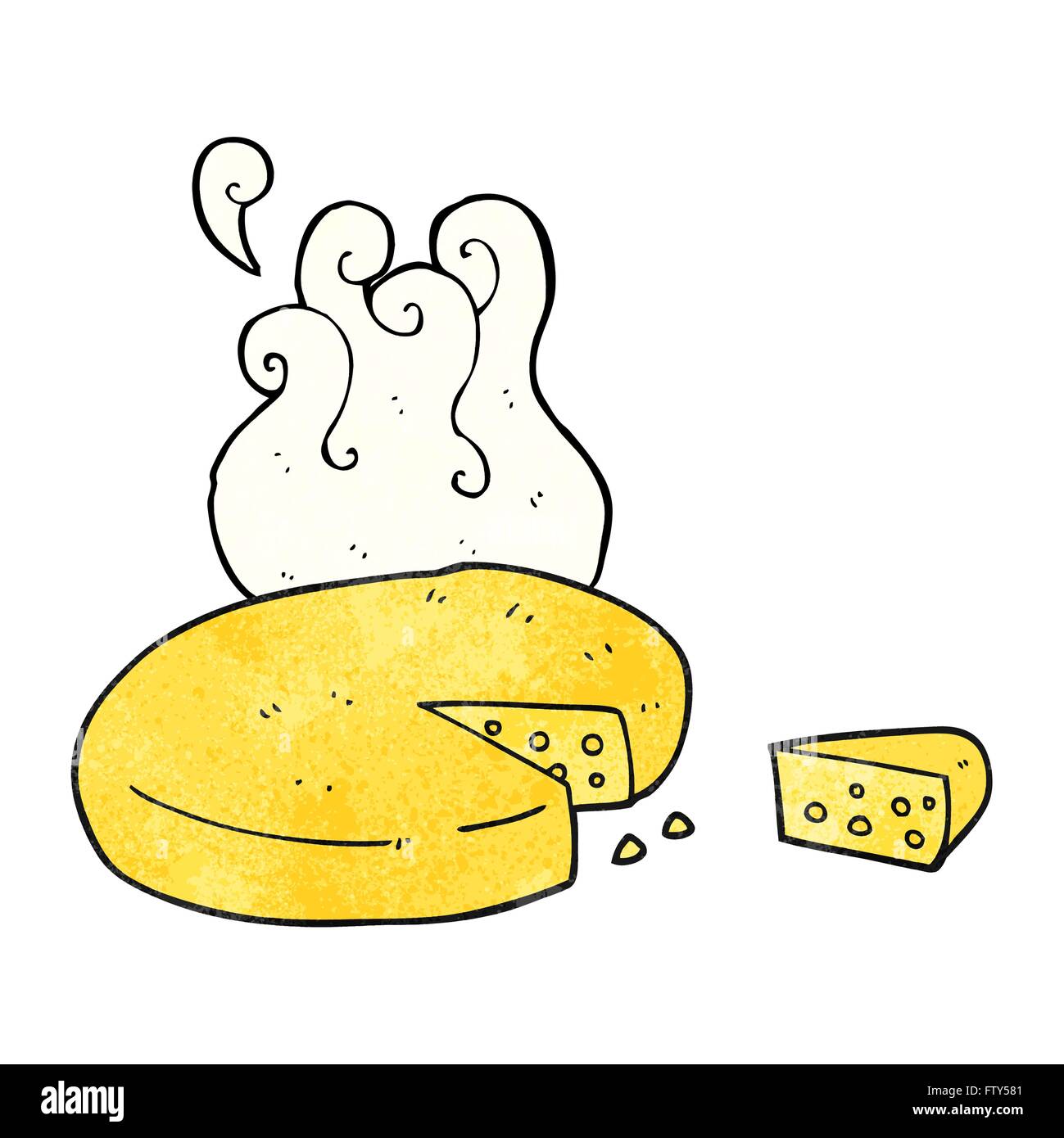 Freehand drawn cartoon cheese wheel Stock Vector Images - Alamy