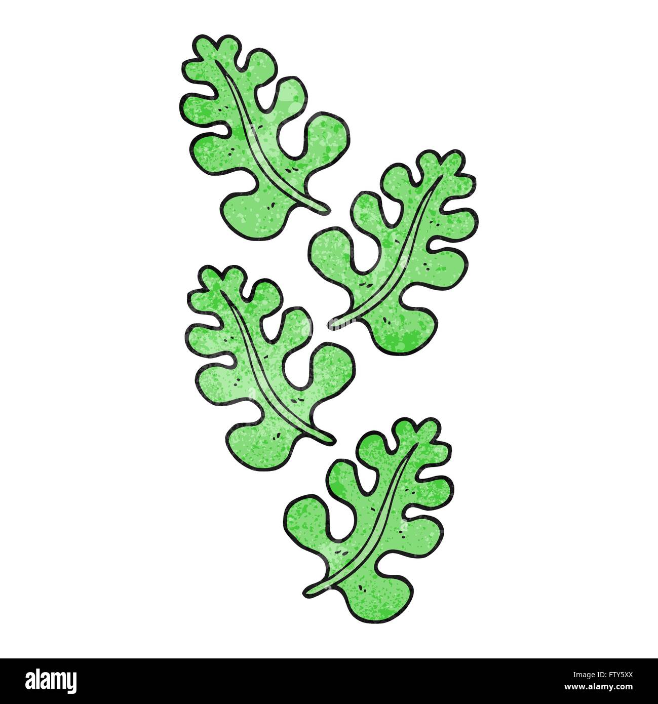 freehand textured cartoon leaves Stock Vector Image & Art - Alamy