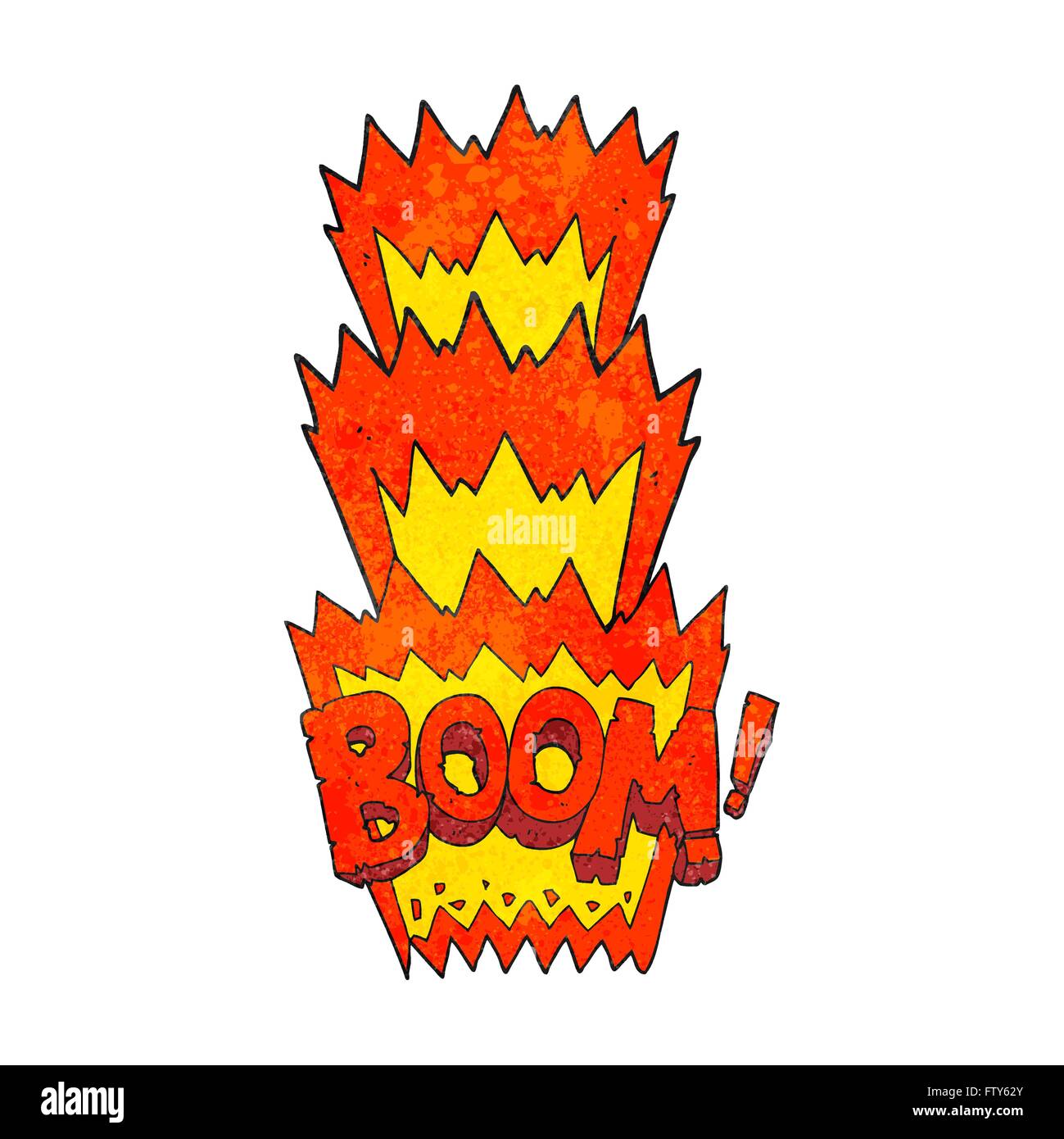 Freehand drawn cartoon boom symbol Stock Vector Images - Alamy