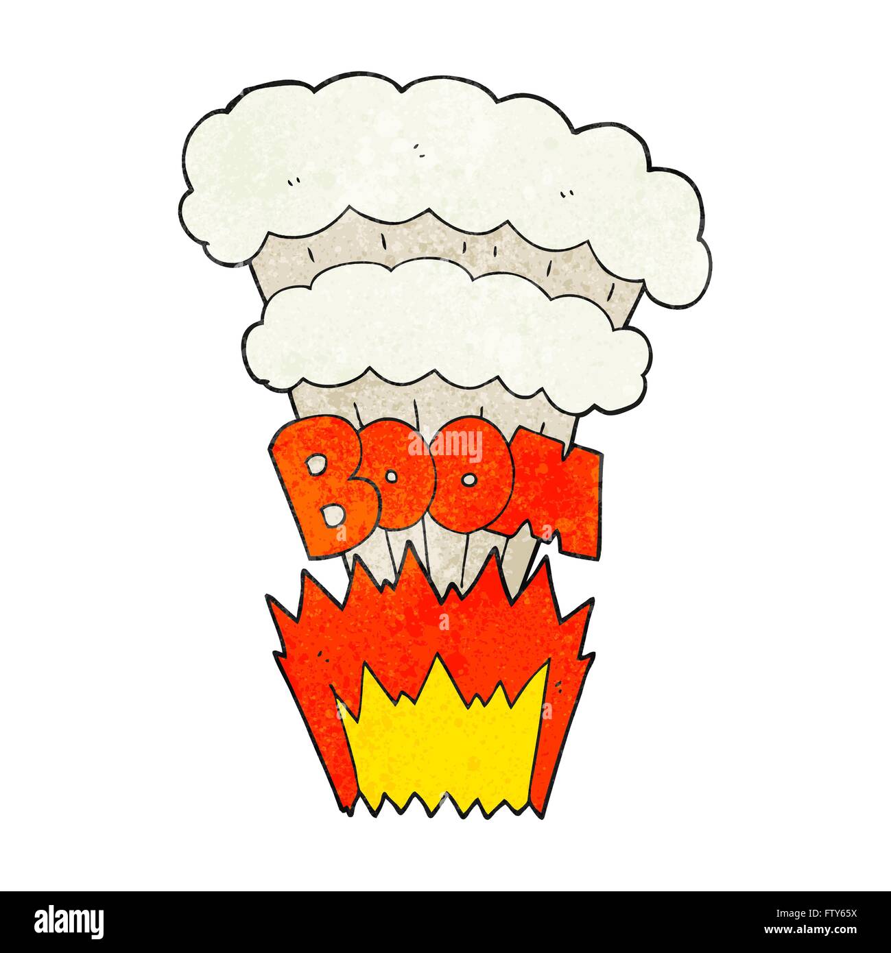 freehand textured cartoon explosion Stock Vector Image & Art - Alamy