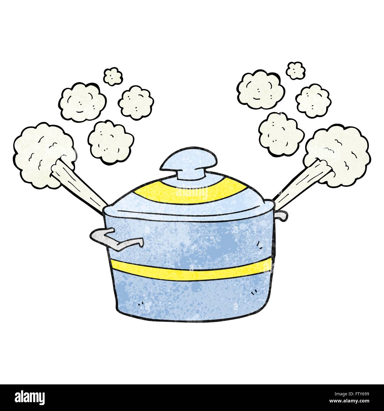Steaming Pot Drawing