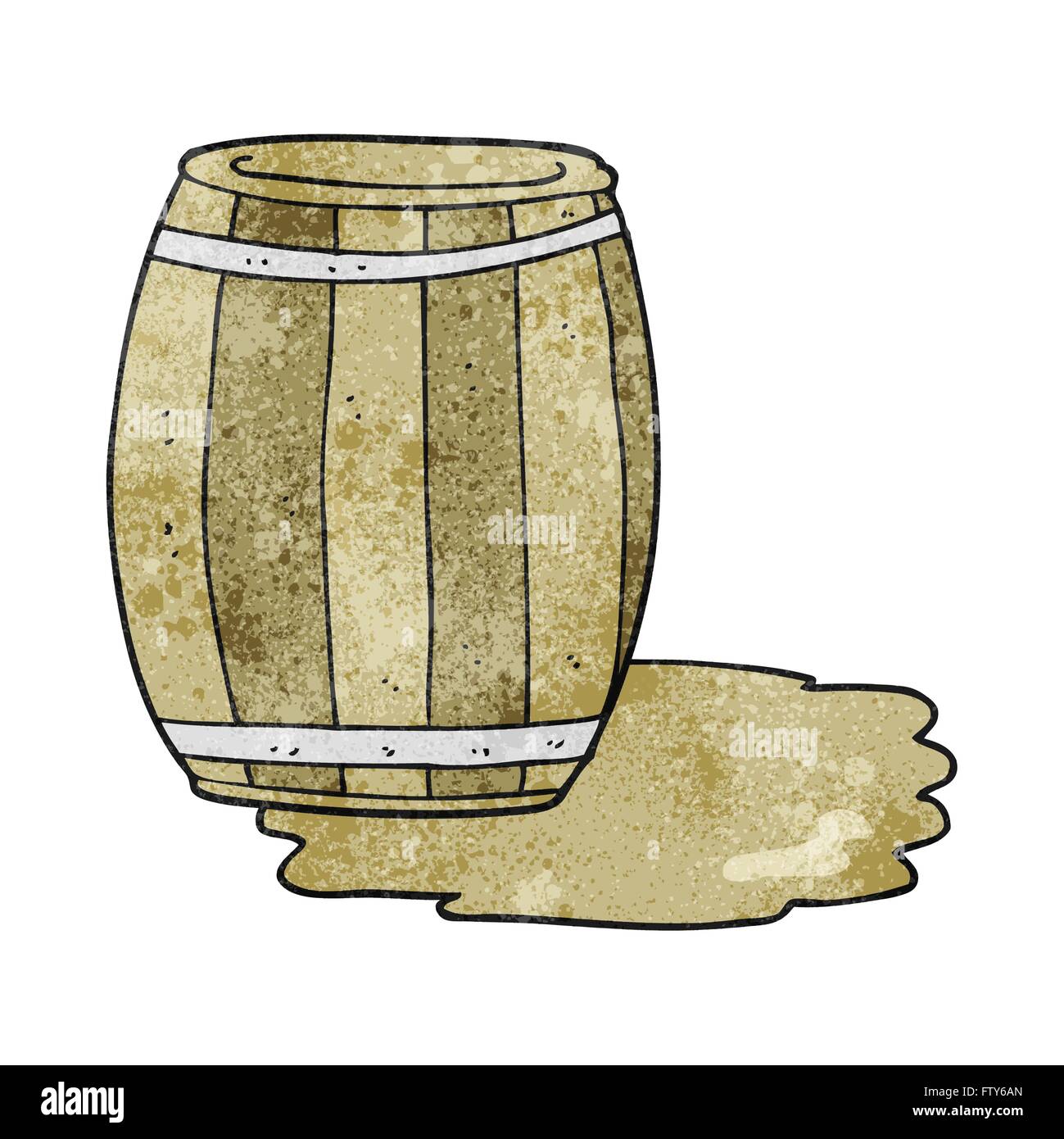 Leaking barrel Stock Vector Images - Alamy